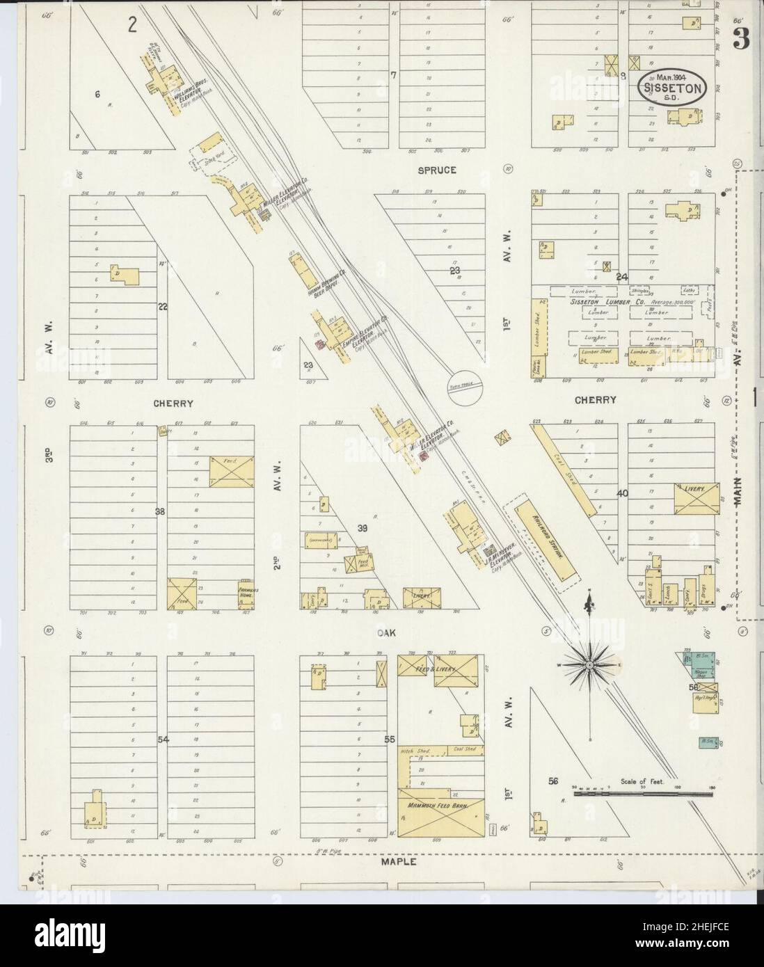 Map of sisseton hi-res stock photography and images - Alamy