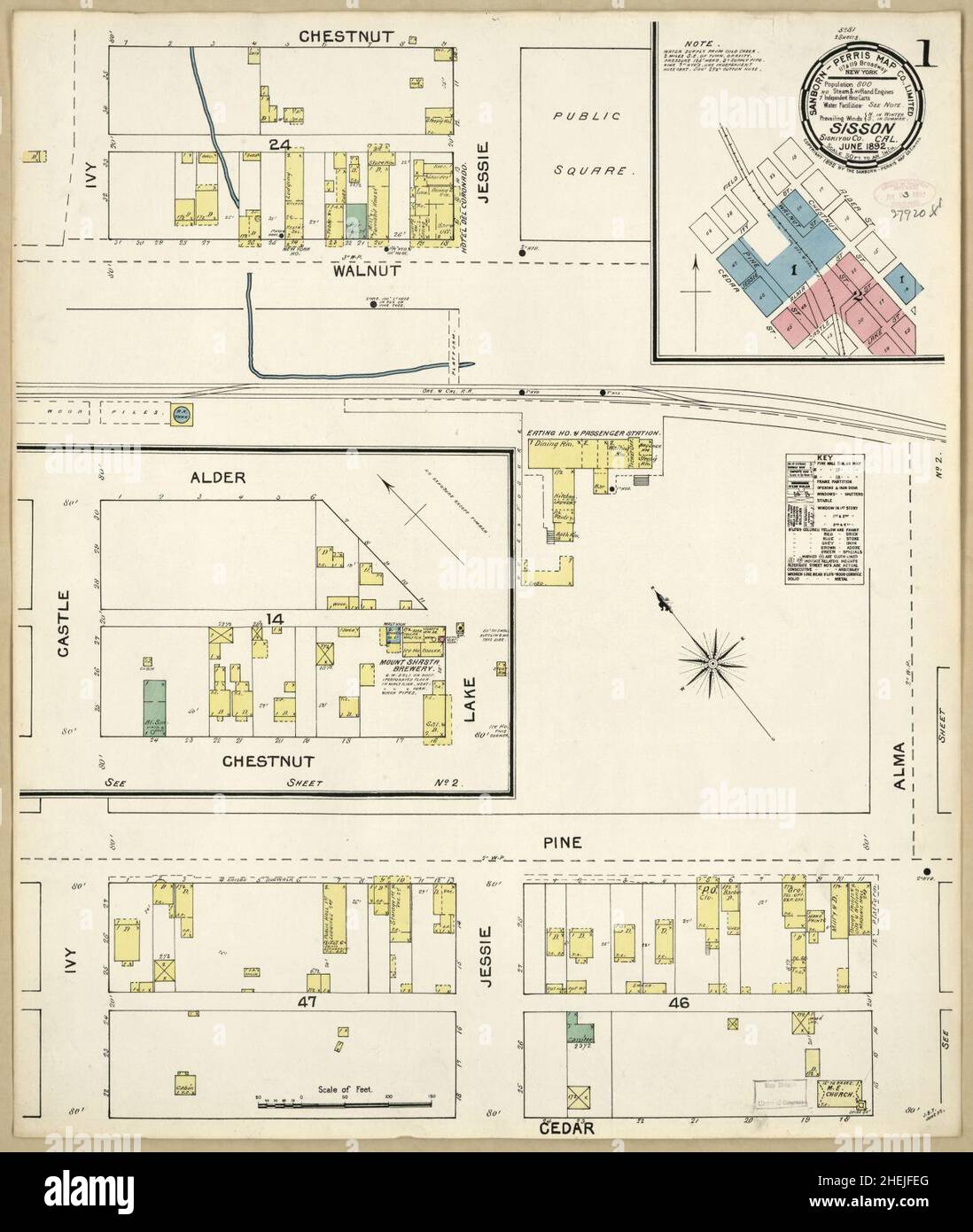 Siskiyou county map hi-res stock photography and images - Alamy