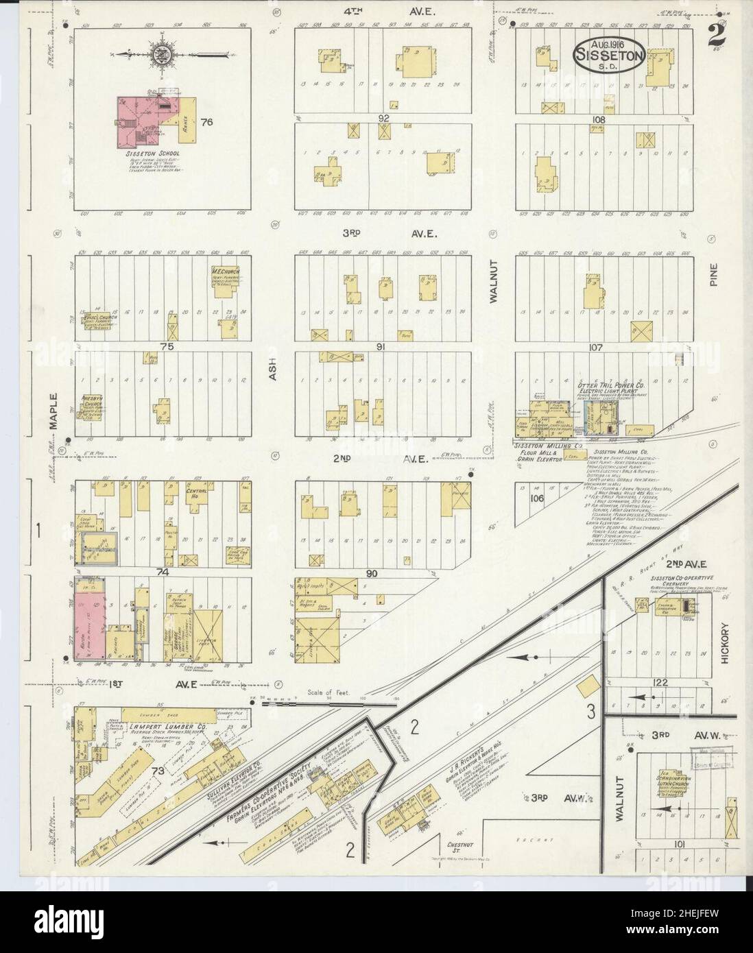 Sisseton map hi-res stock photography and images - Alamy