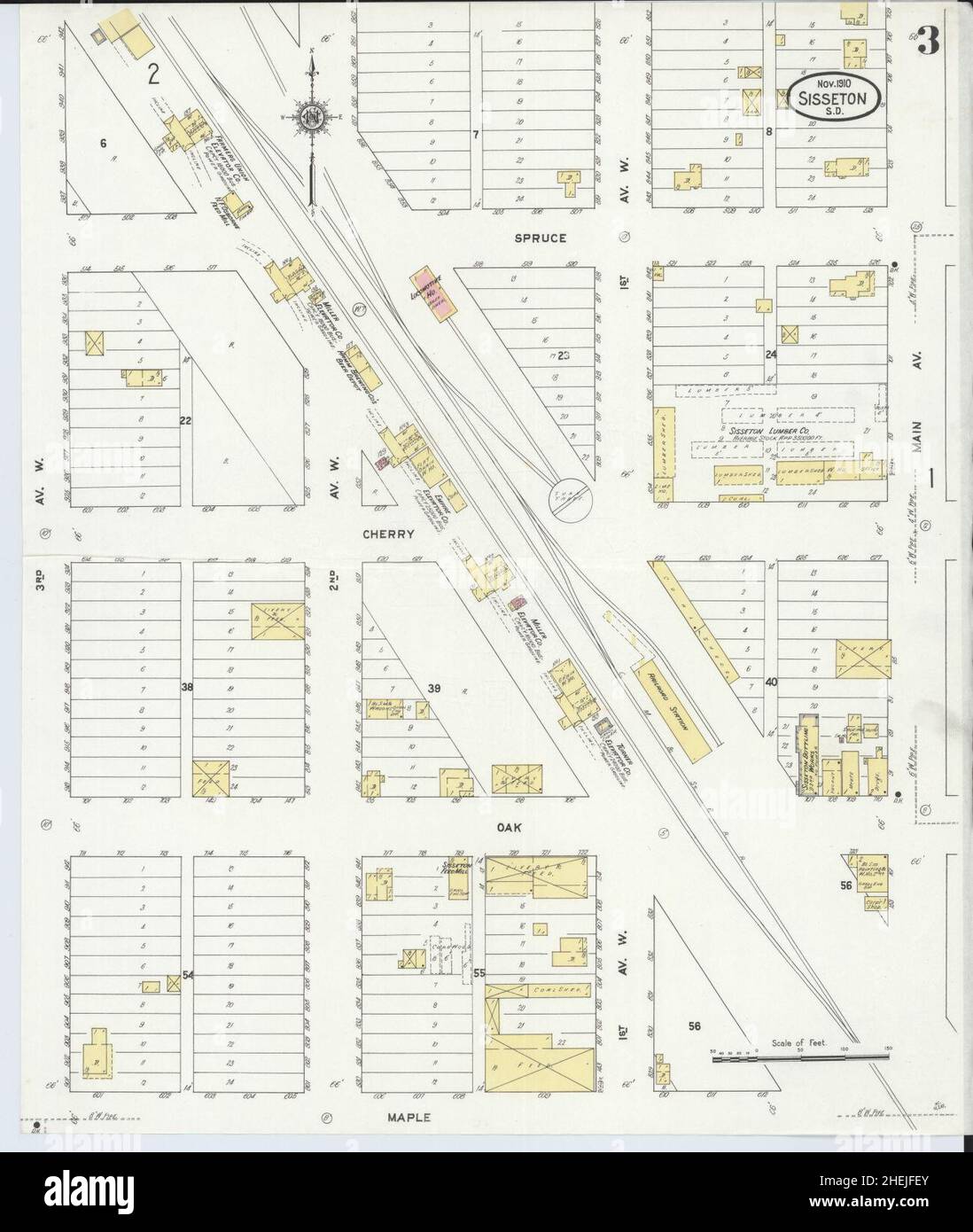 Map of sisseton hi-res stock photography and images - Alamy