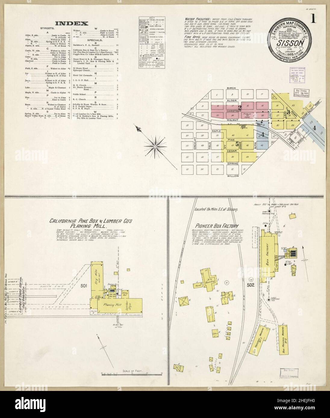 Siskiyou county map hi-res stock photography and images - Alamy