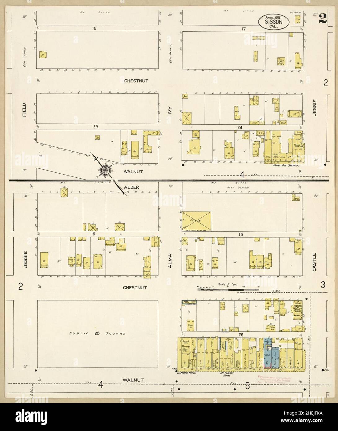 Sanborn Fire Insurance Map from Sisson, Siskiyou County, California ...