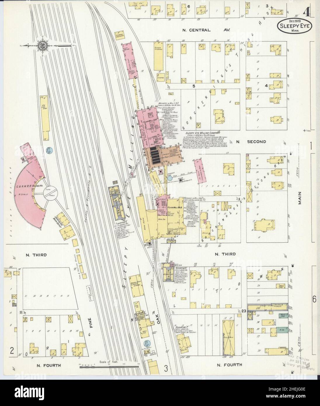 Map of sleepy eye hi-res stock photography and images - Alamy