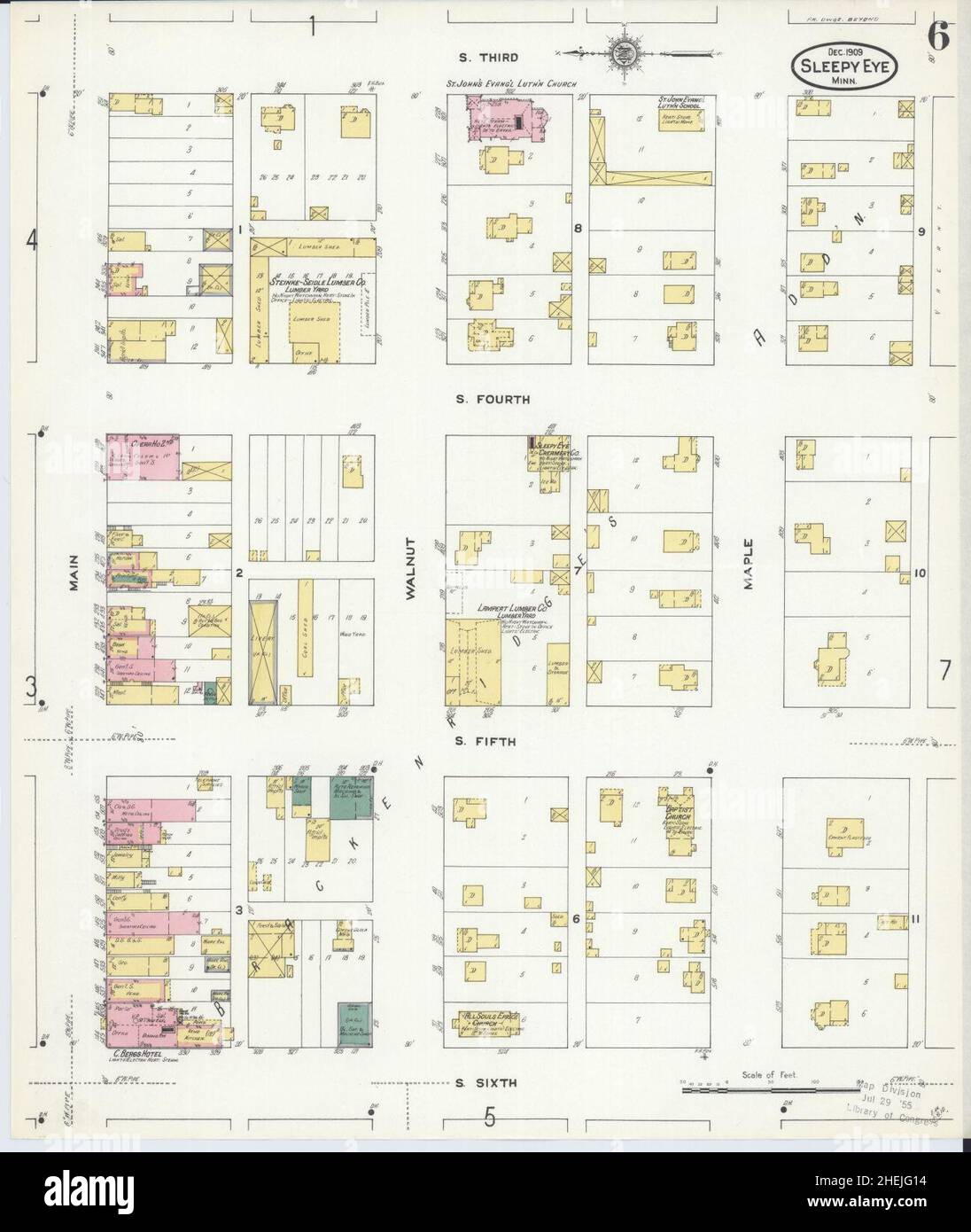 Map of sleepy eye hi-res stock photography and images - Alamy