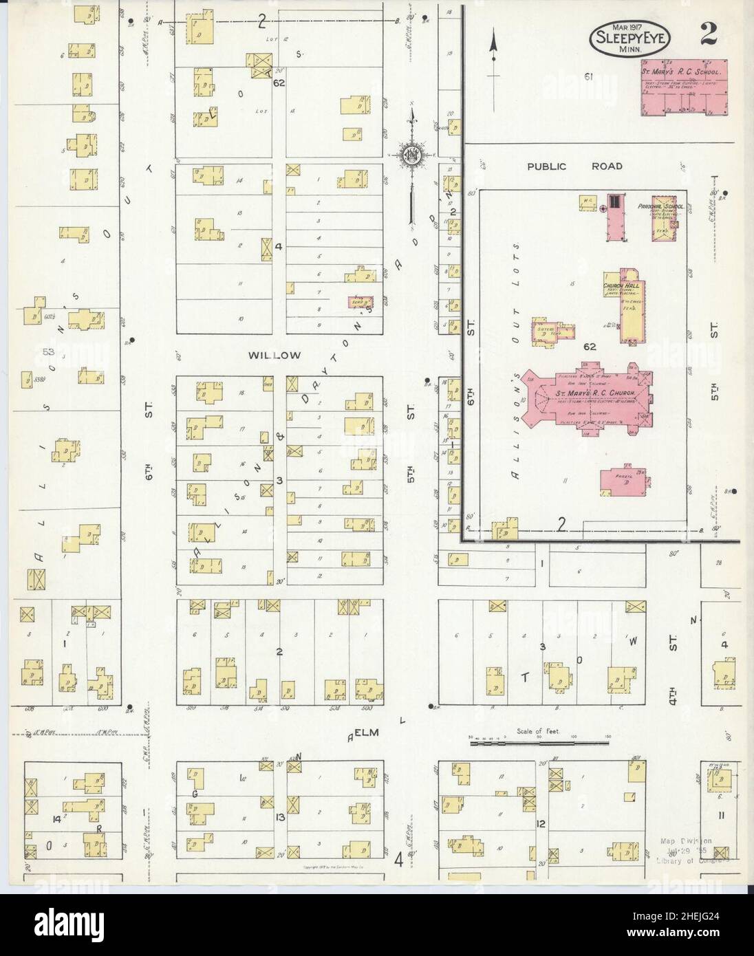 Map of sleepy eye hi-res stock photography and images - Alamy