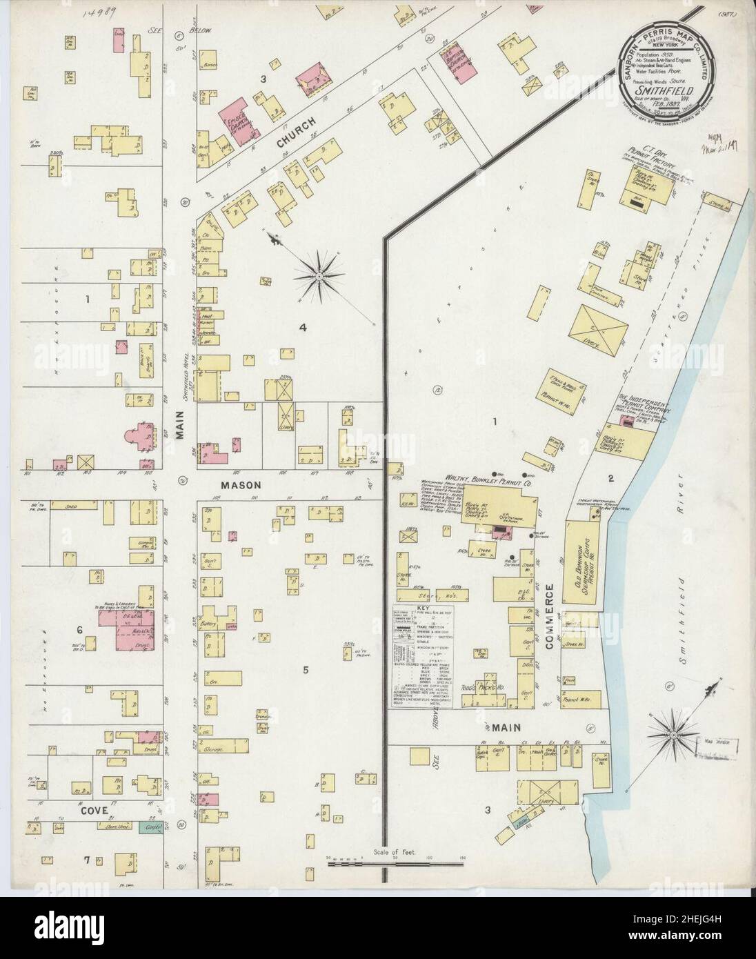 Smithfield virginia map hi-res stock photography and images - Alamy