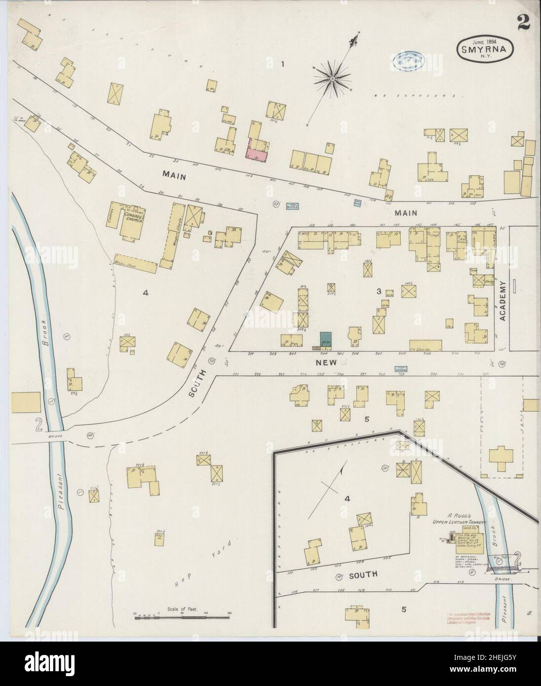 Map of chenango hi-res stock photography and images - Alamy