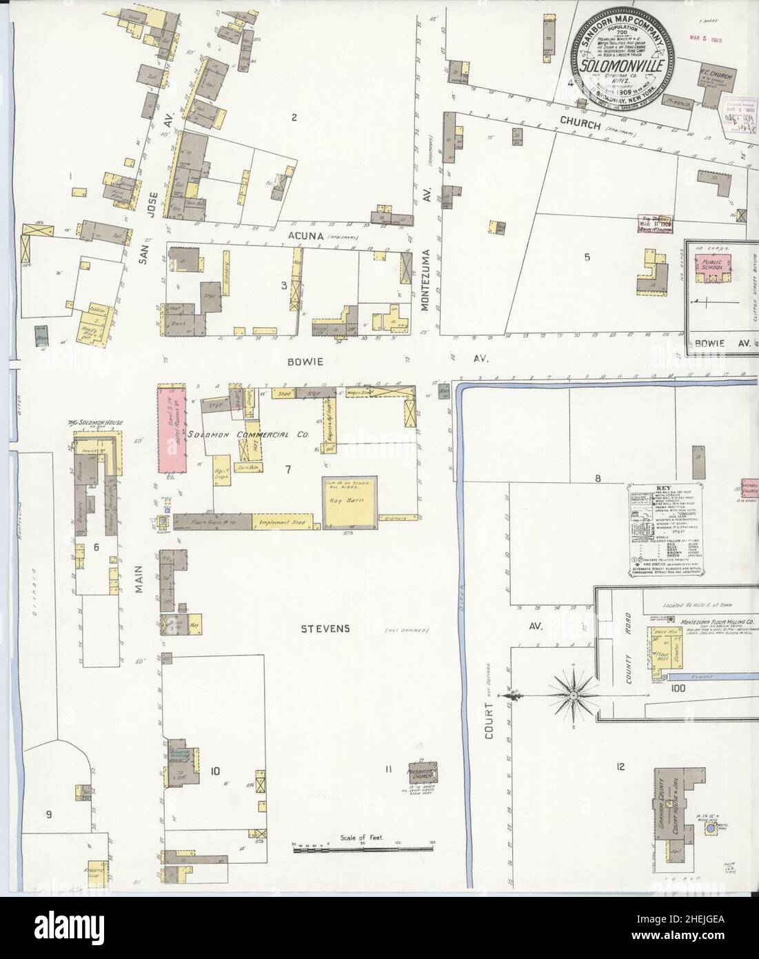 Graham county map hi-res stock photography and images - Alamy