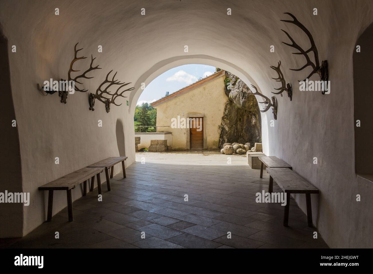 Interior predjama castle slovenia hi-res stock photography and images ...