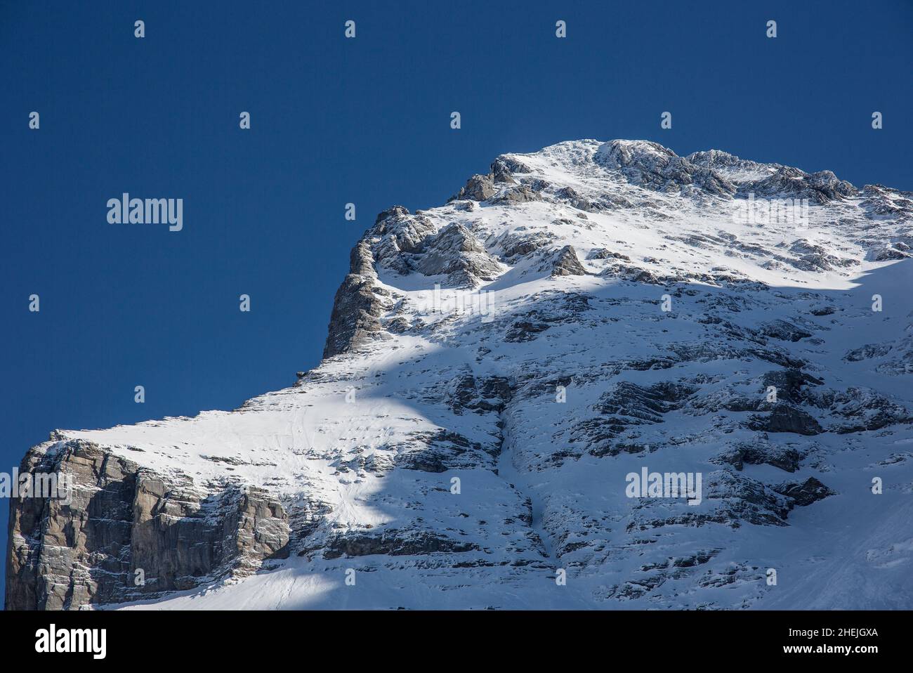 Jungfraujoch, Eiger, snow, Alps, Switzerland, mountains, Europe Stock ...