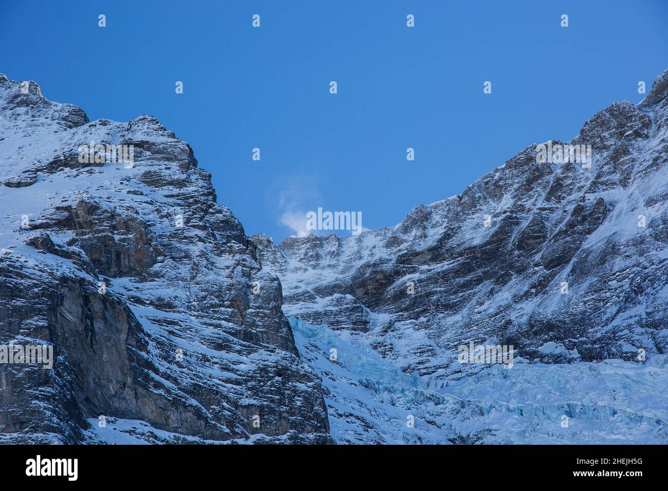 Jungfraujoch, Eiger, snow, Alps, Switzerland, mountains, Europe Stock ...