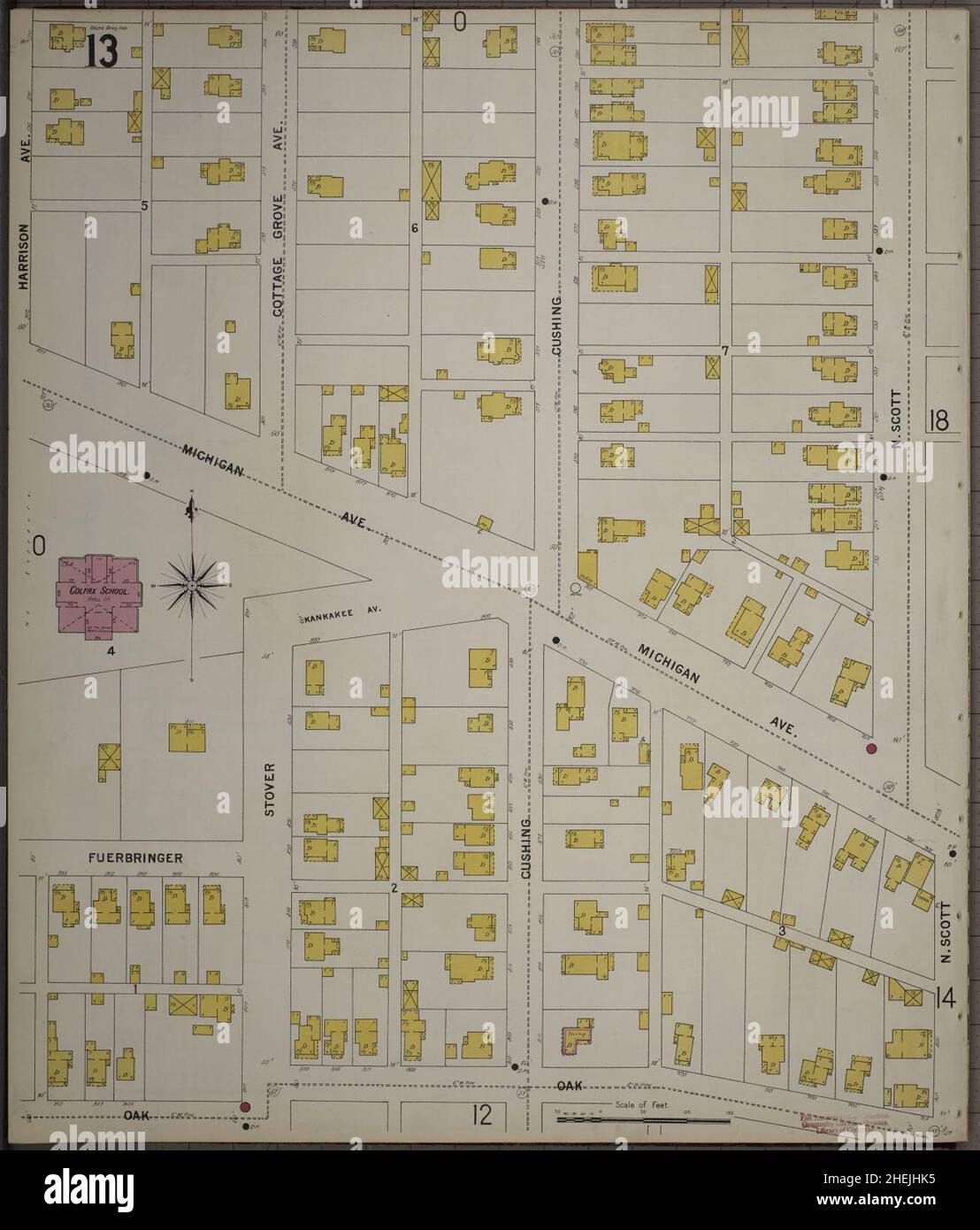 Saint joseph indiana map hi-res stock photography and images - Alamy
