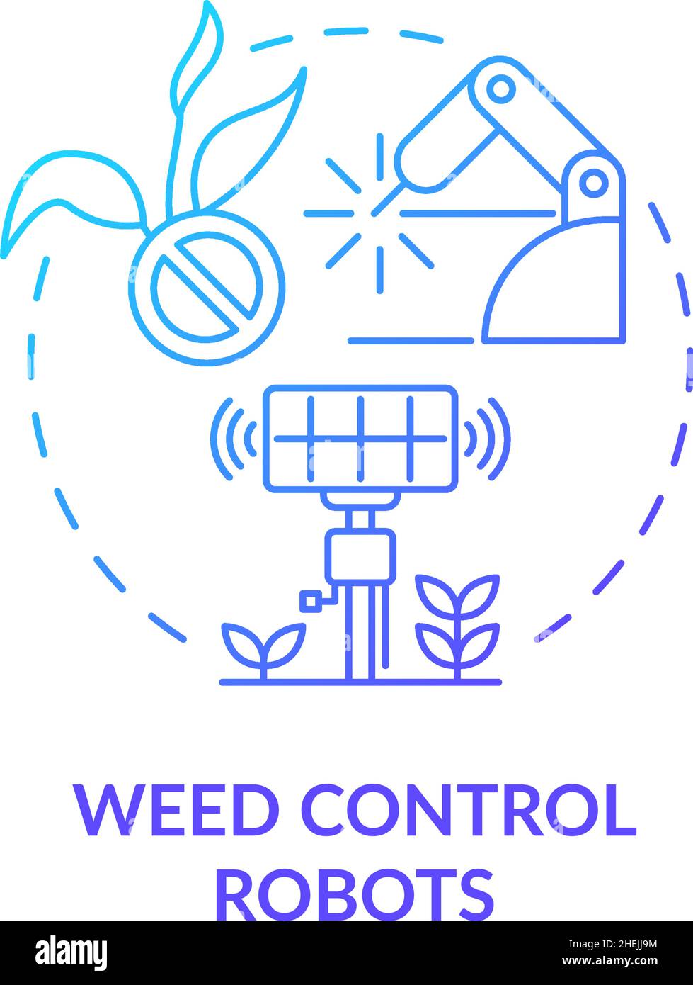 Weeding logo Stock Vector Images - Alamy