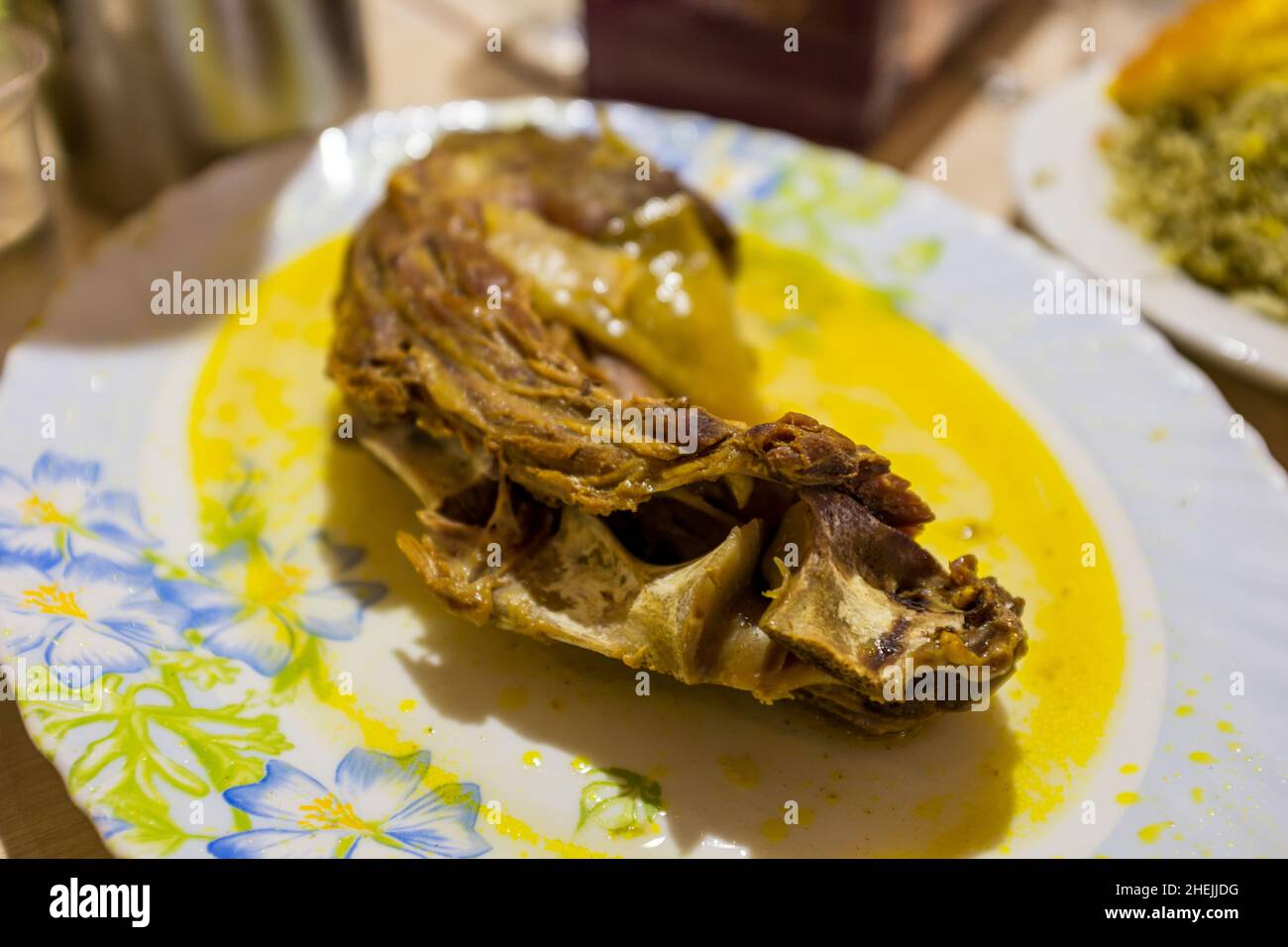 Grilled lamb served in a restaurant in Tehran, Iran Stock Photo - Alamy