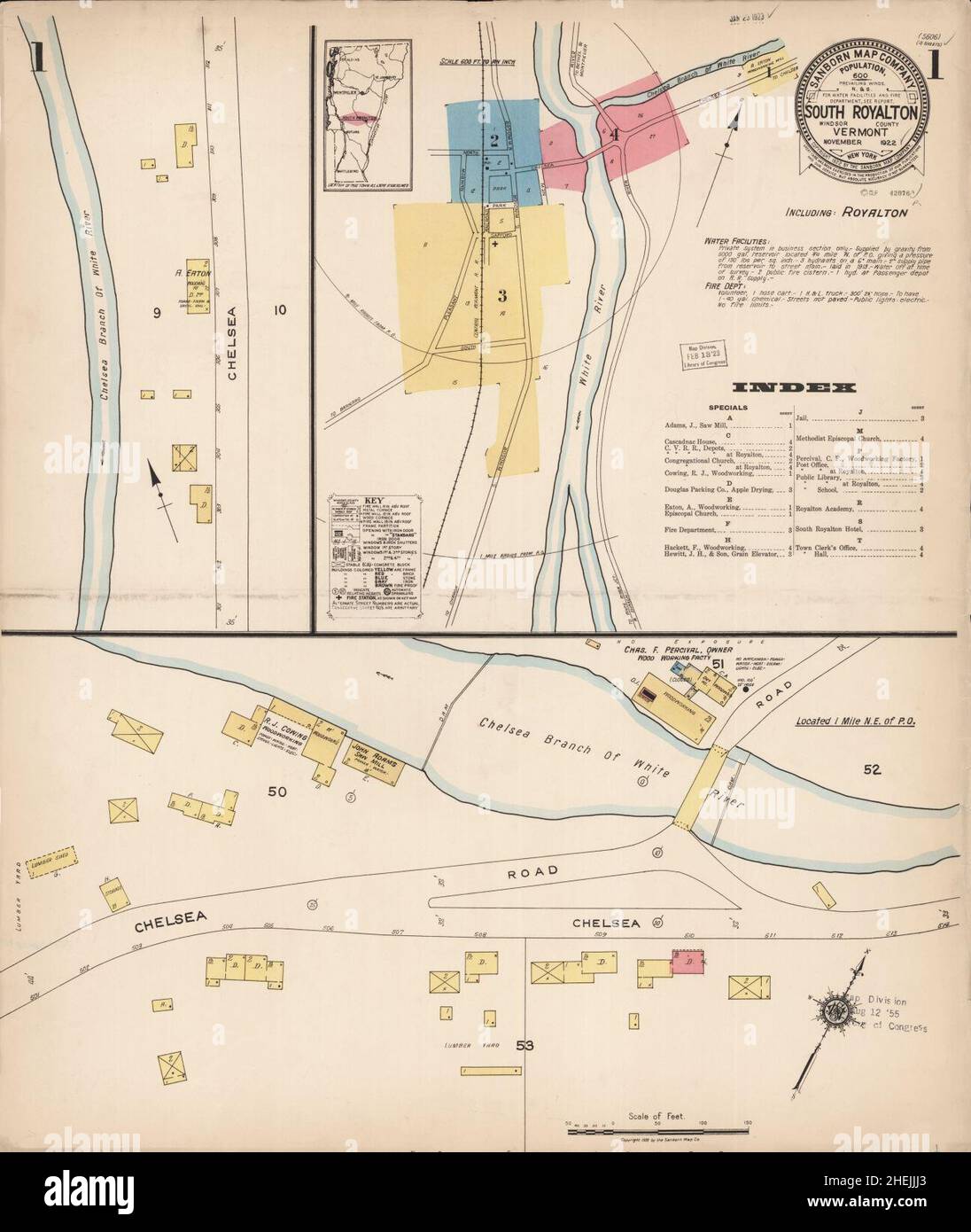 Royalton map hi-res stock photography and images - Alamy