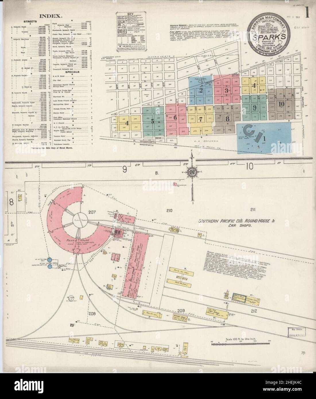 Washoe county map hi-res stock photography and images - Alamy