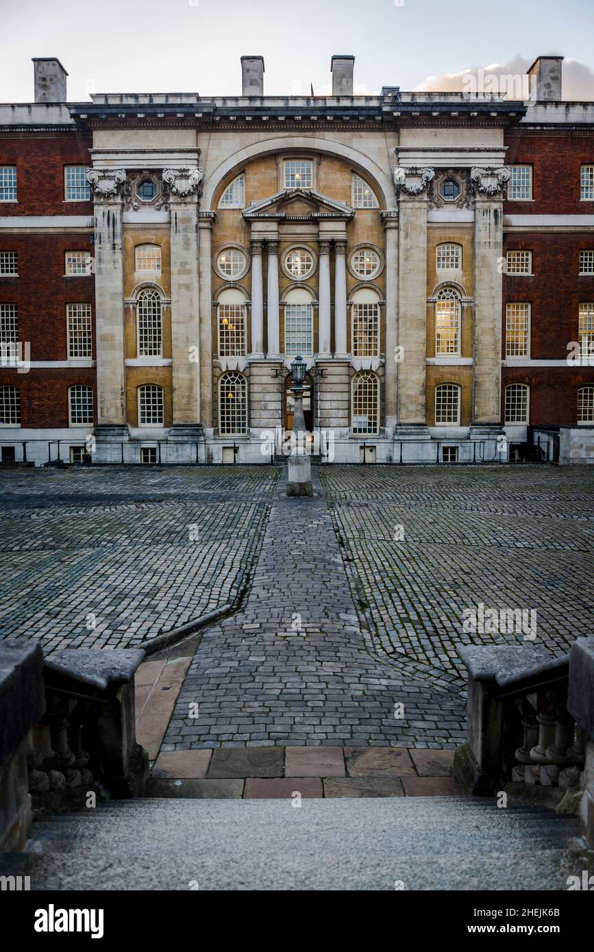 King William Court in The Old Royal Naval College - the architectural ...