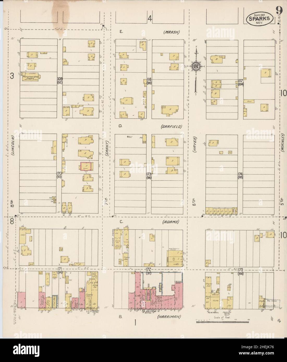 Washoe county map hi-res stock photography and images - Alamy