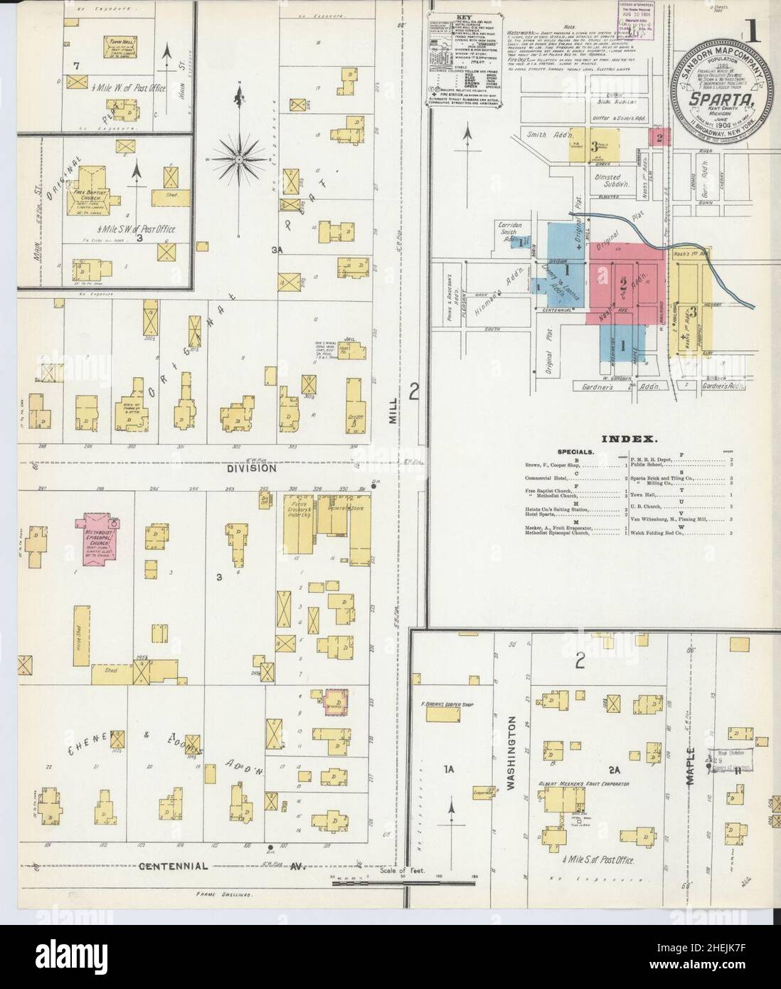 Sparta map hi-res stock photography and images - Alamy