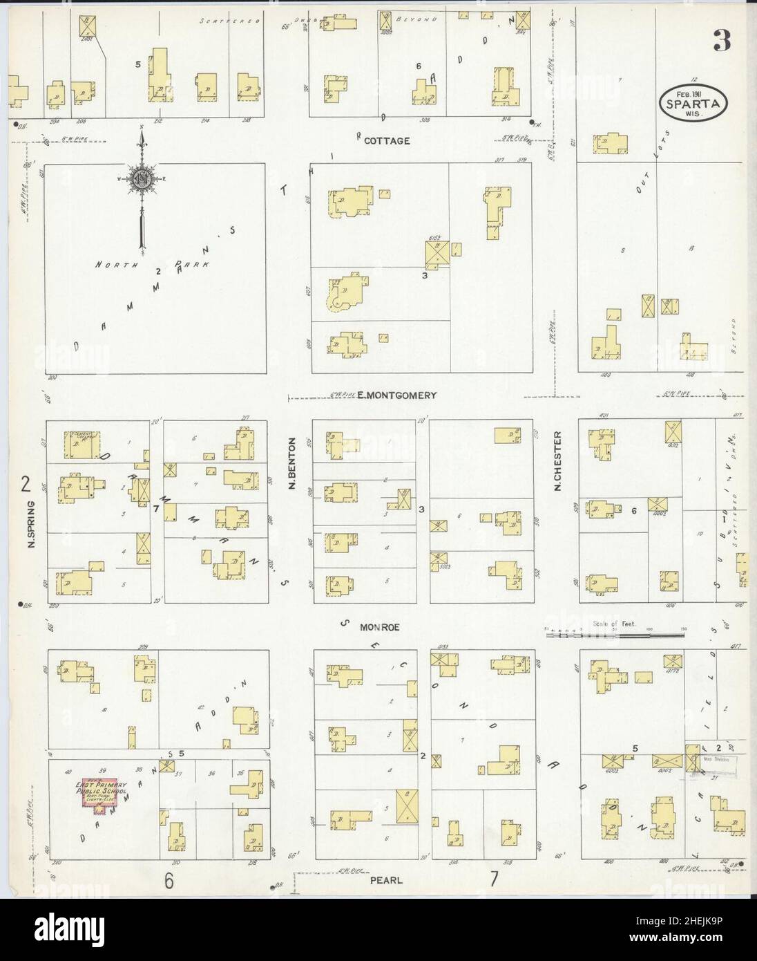 Map of sparta wisconsin hi-res stock photography and images - Alamy