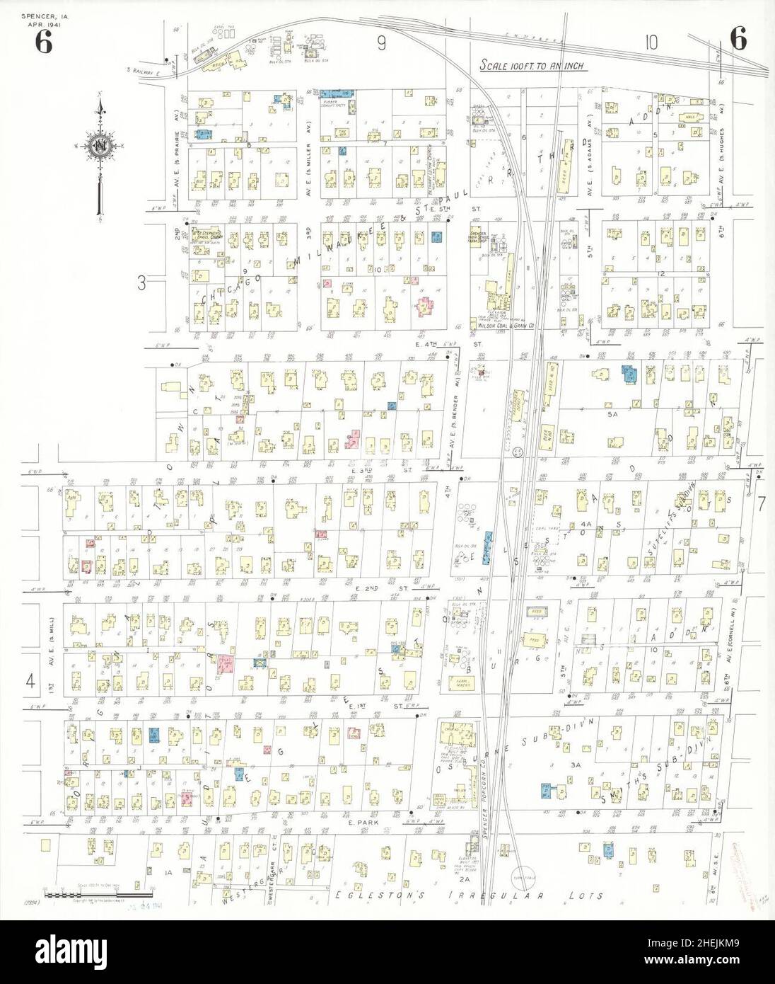 Spencer county map hi-res stock photography and images - Alamy