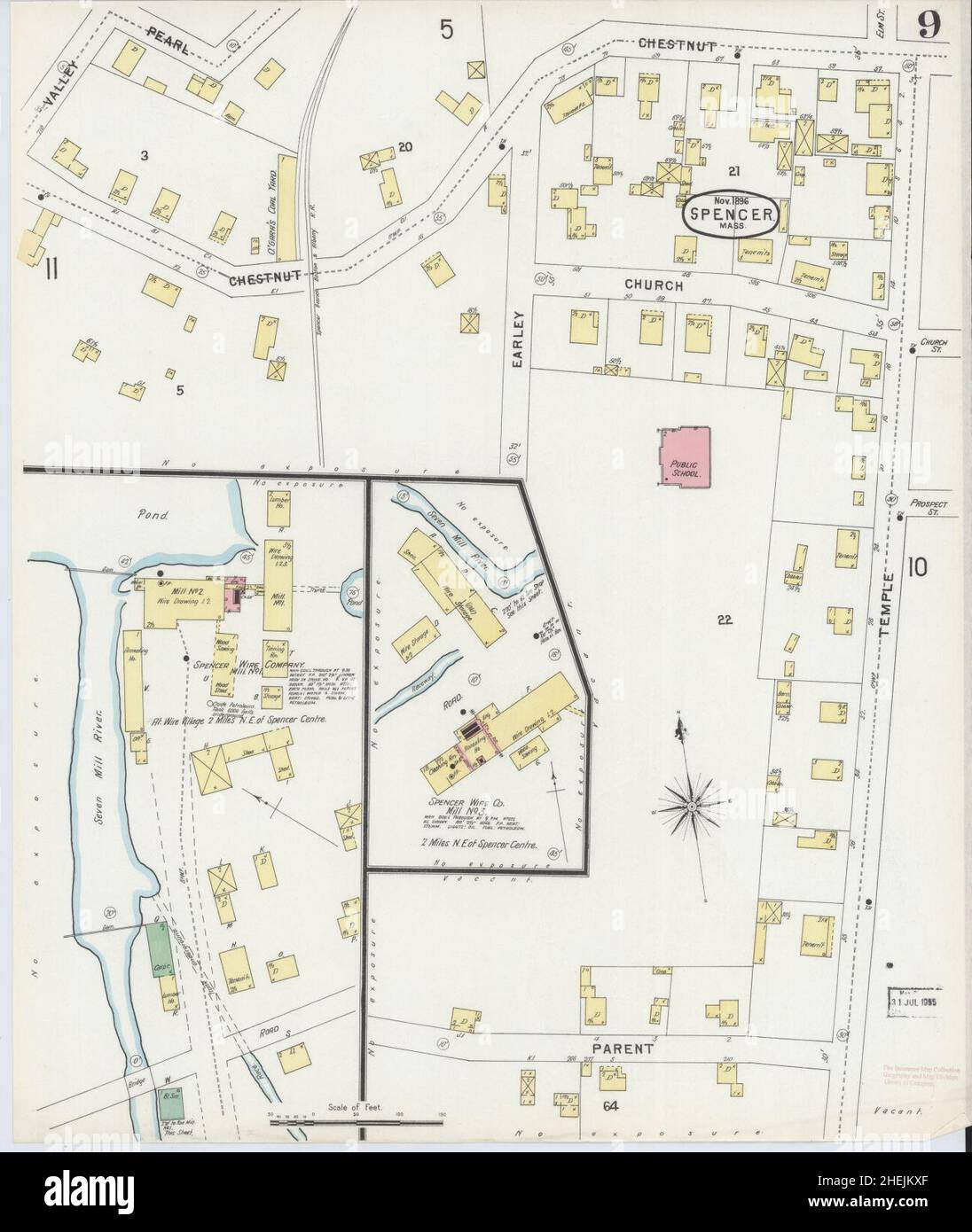 Spencer massachusetts map hi-res stock photography and images - Alamy