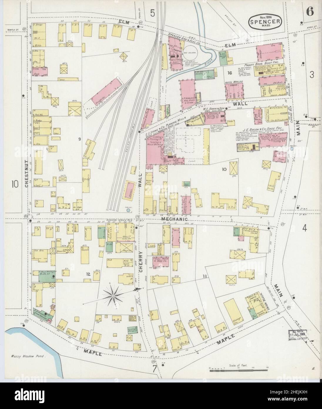 Spencer massachusetts map hi-res stock photography and images - Alamy