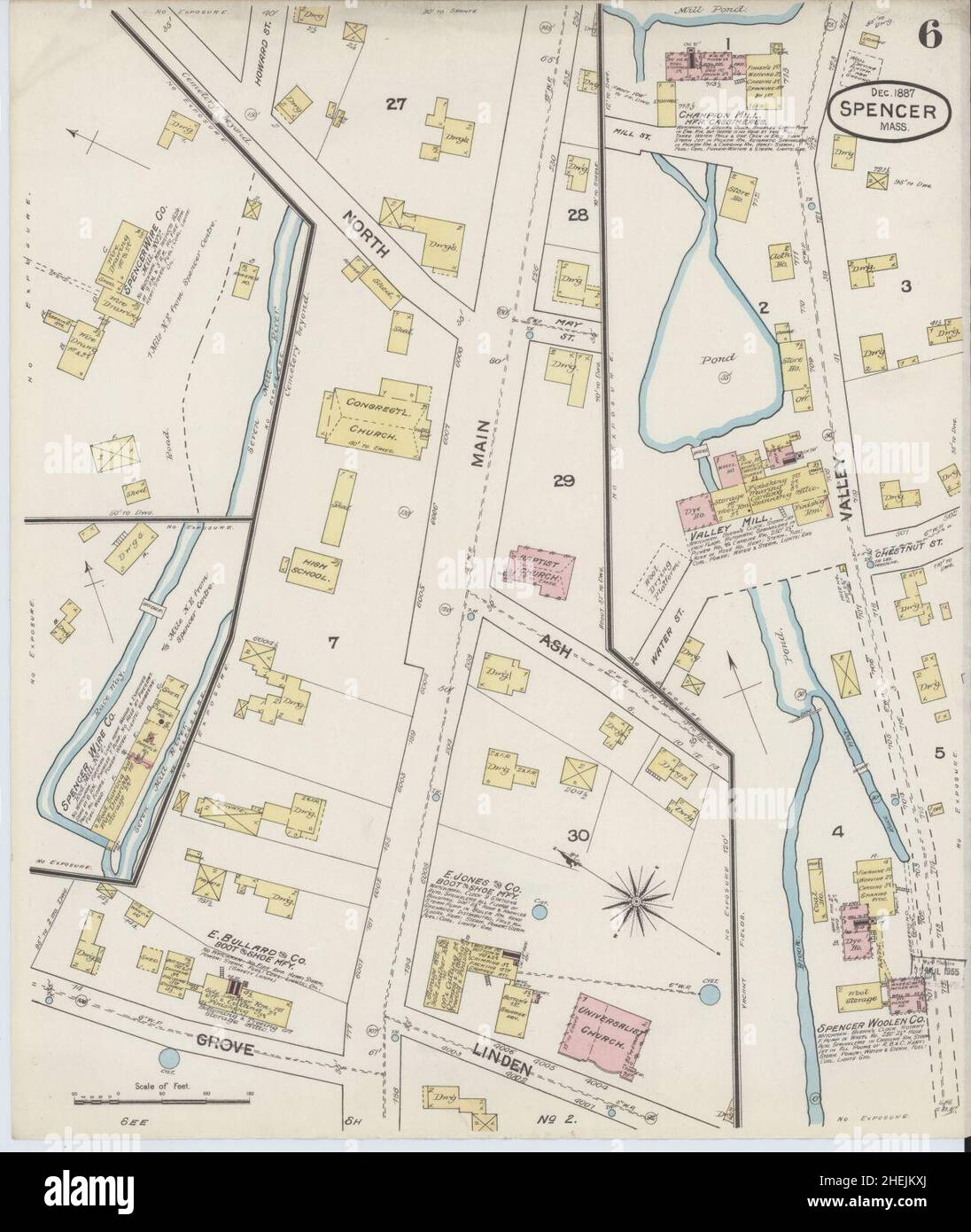 Spencer massachusetts map hi-res stock photography and images - Alamy