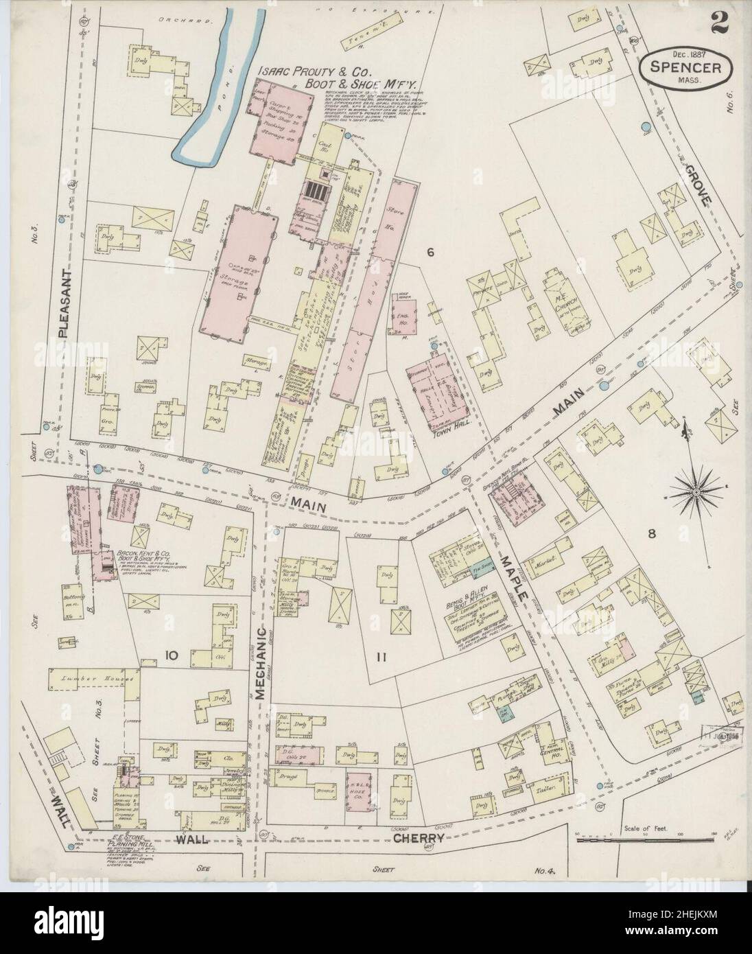 Spencer massachusetts map hi-res stock photography and images - Alamy