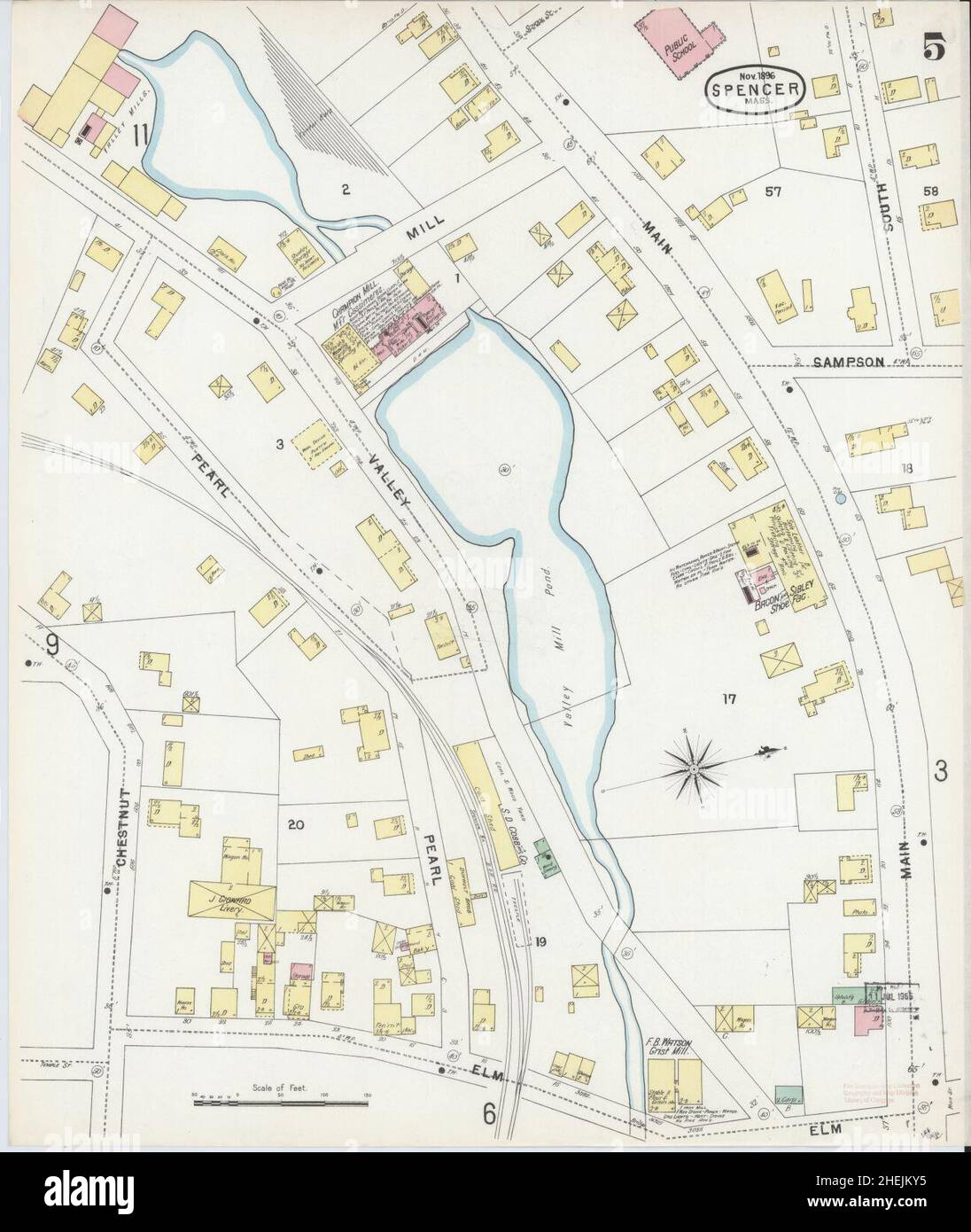 Spencer massachusetts map hi-res stock photography and images - Alamy