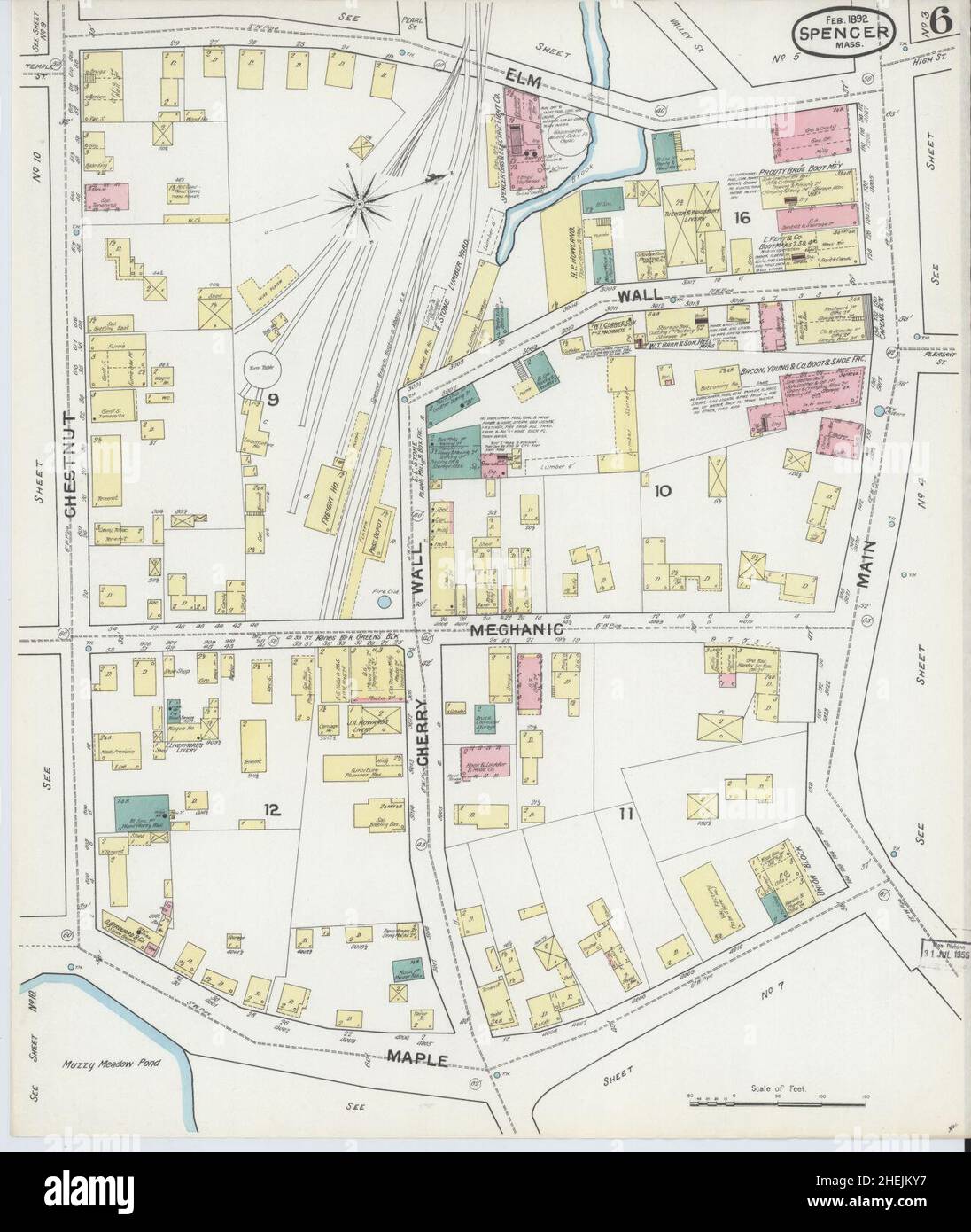 Spencer massachusetts map hi-res stock photography and images - Alamy