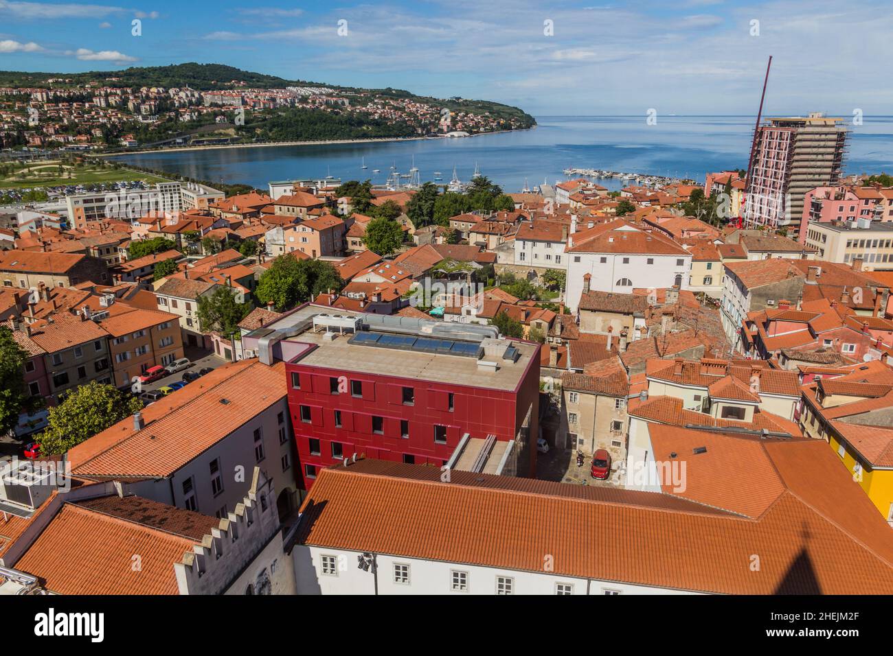 Aerial view of Koper, Slovenia Stock Photo - Alamy