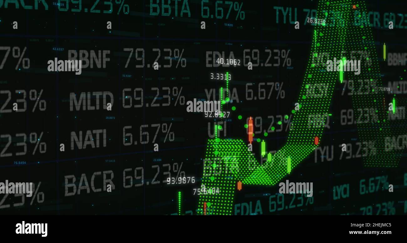 Image of stock exchange and financial data processing Stock Photo - Alamy