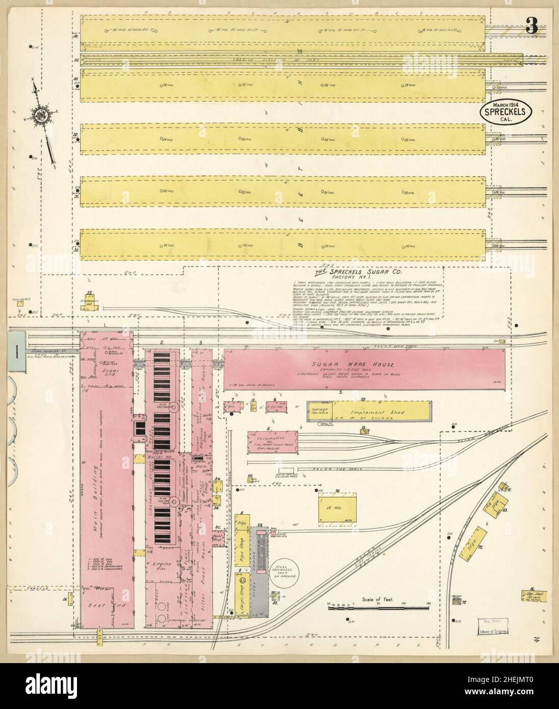 Sanborn Fire Insurance Map from Spreckels, Monterey County, California ...