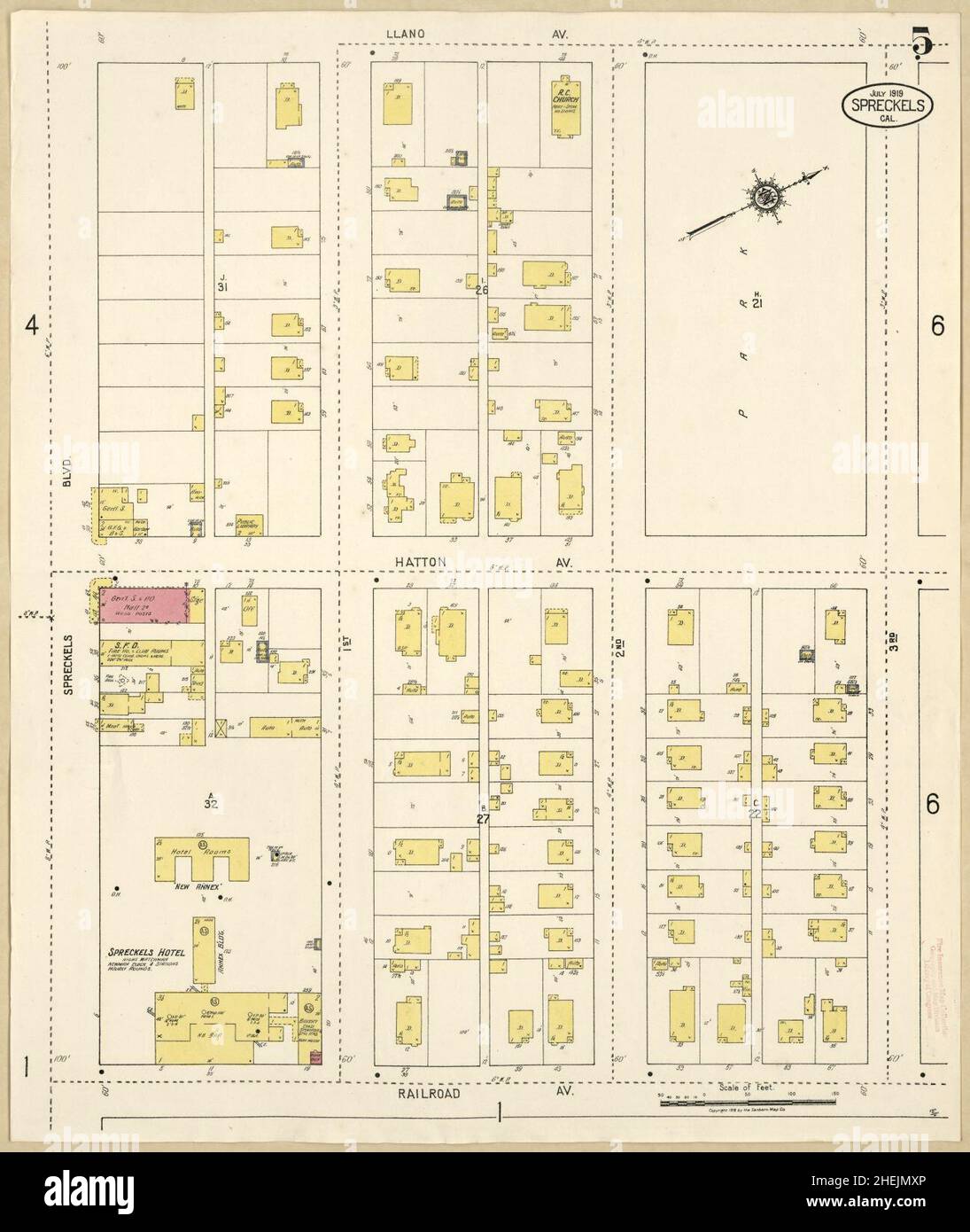 Sanborn Fire Insurance Map from Spreckels, Monterey County, California ...