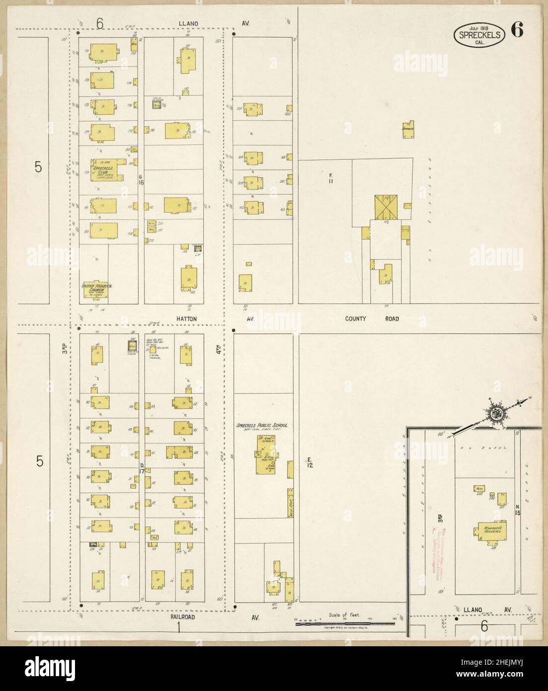 Sanborn Fire Insurance Map from Spreckels, Monterey County, California ...