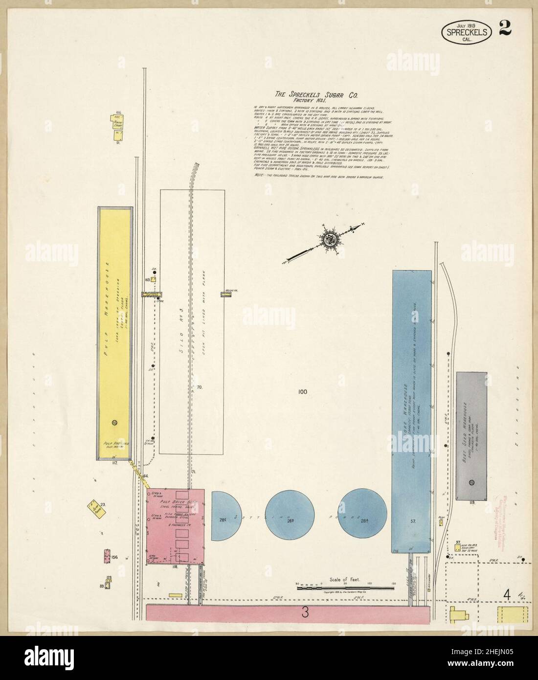 Sanborn Fire Insurance Map from Spreckels, Monterey County, California ...