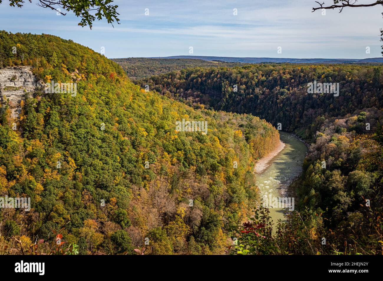 Letchworth state park great overlook hi-res stock photography and ...