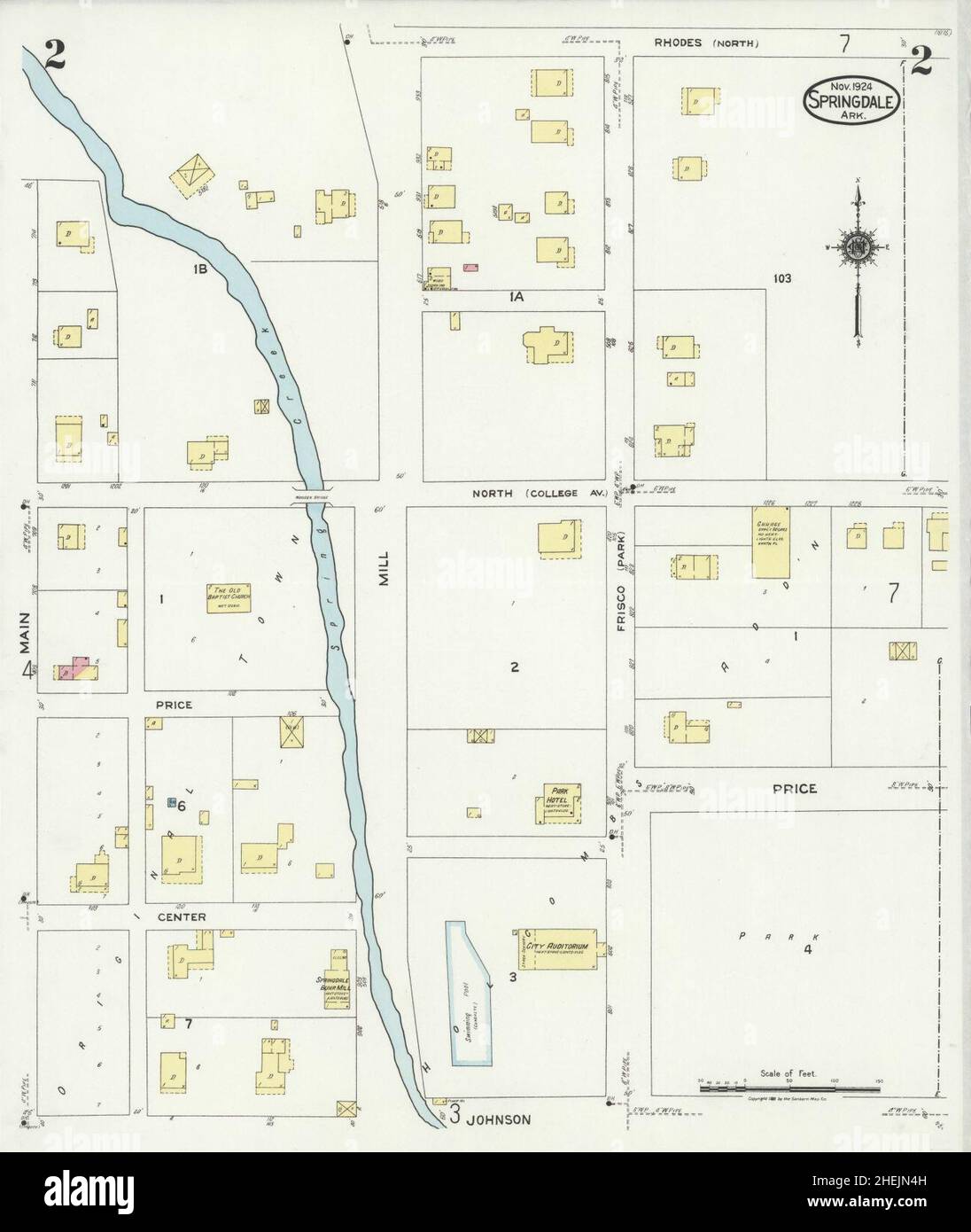 Springdale arkansas map hi-res stock photography and images - Alamy