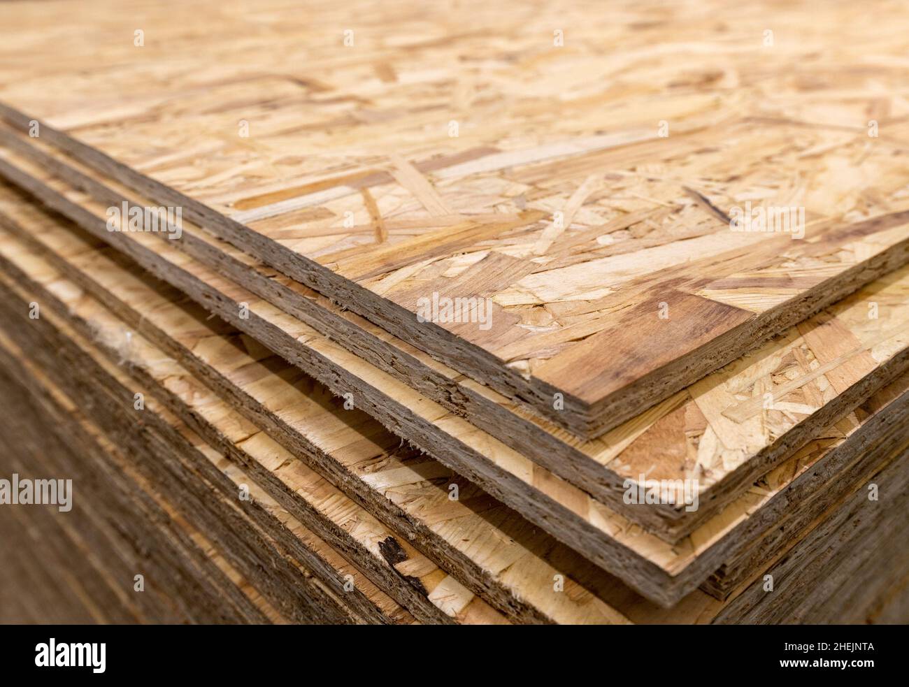 A stack of fiberboard in a store Stock Photo - Alamy