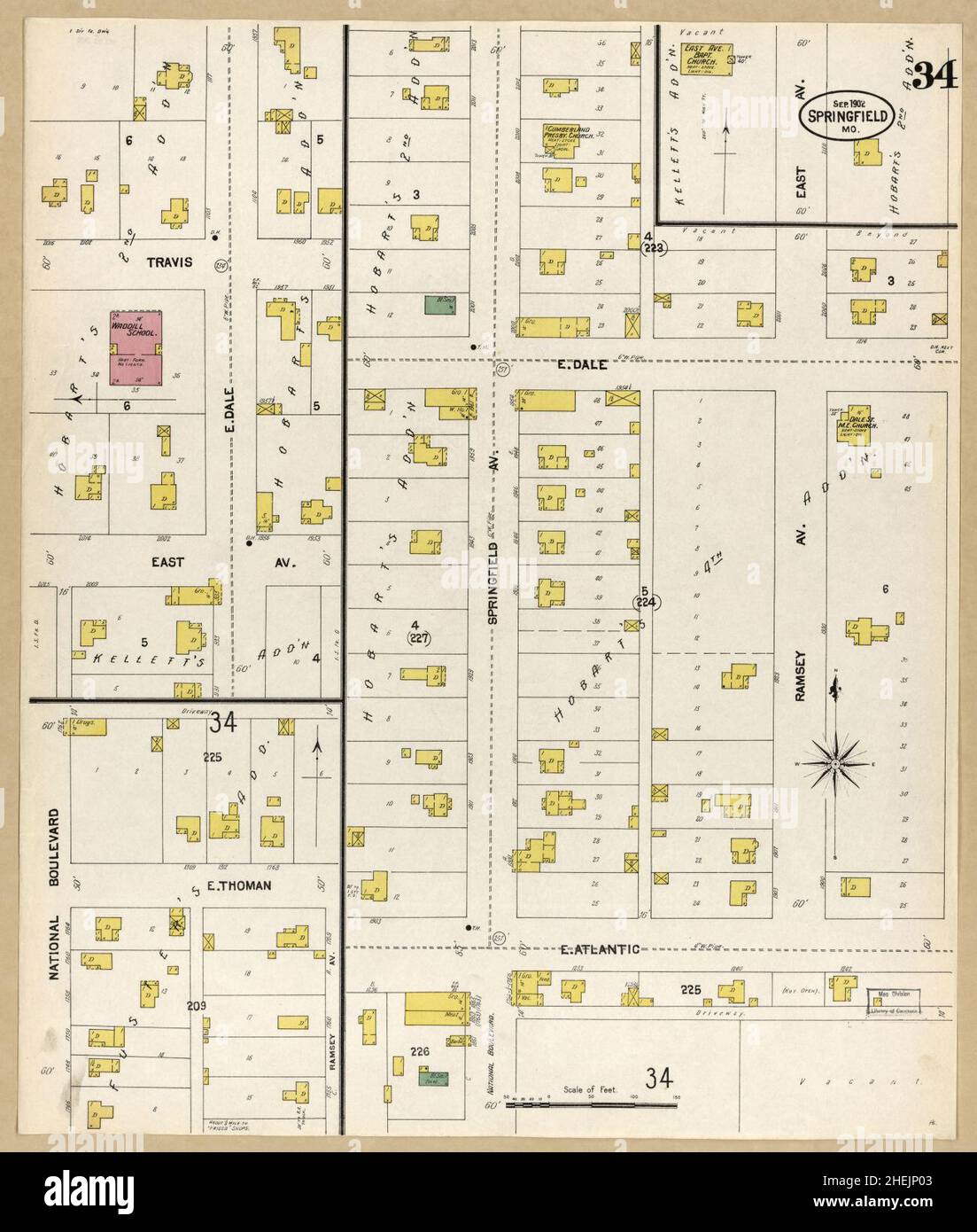 Map of springfield missouri hi-res stock photography and images - Alamy