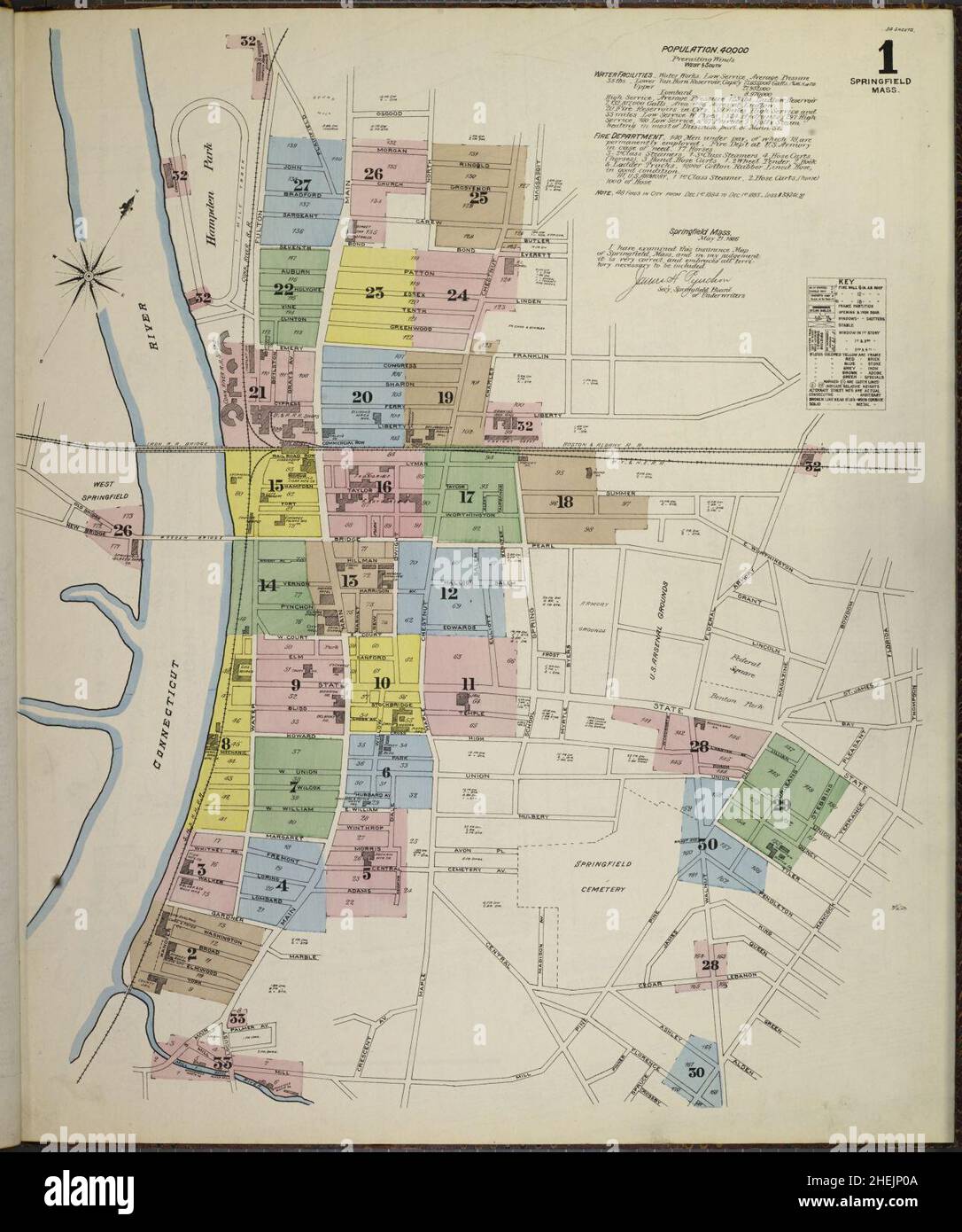 Hampden county map hi-res stock photography and images - Alamy