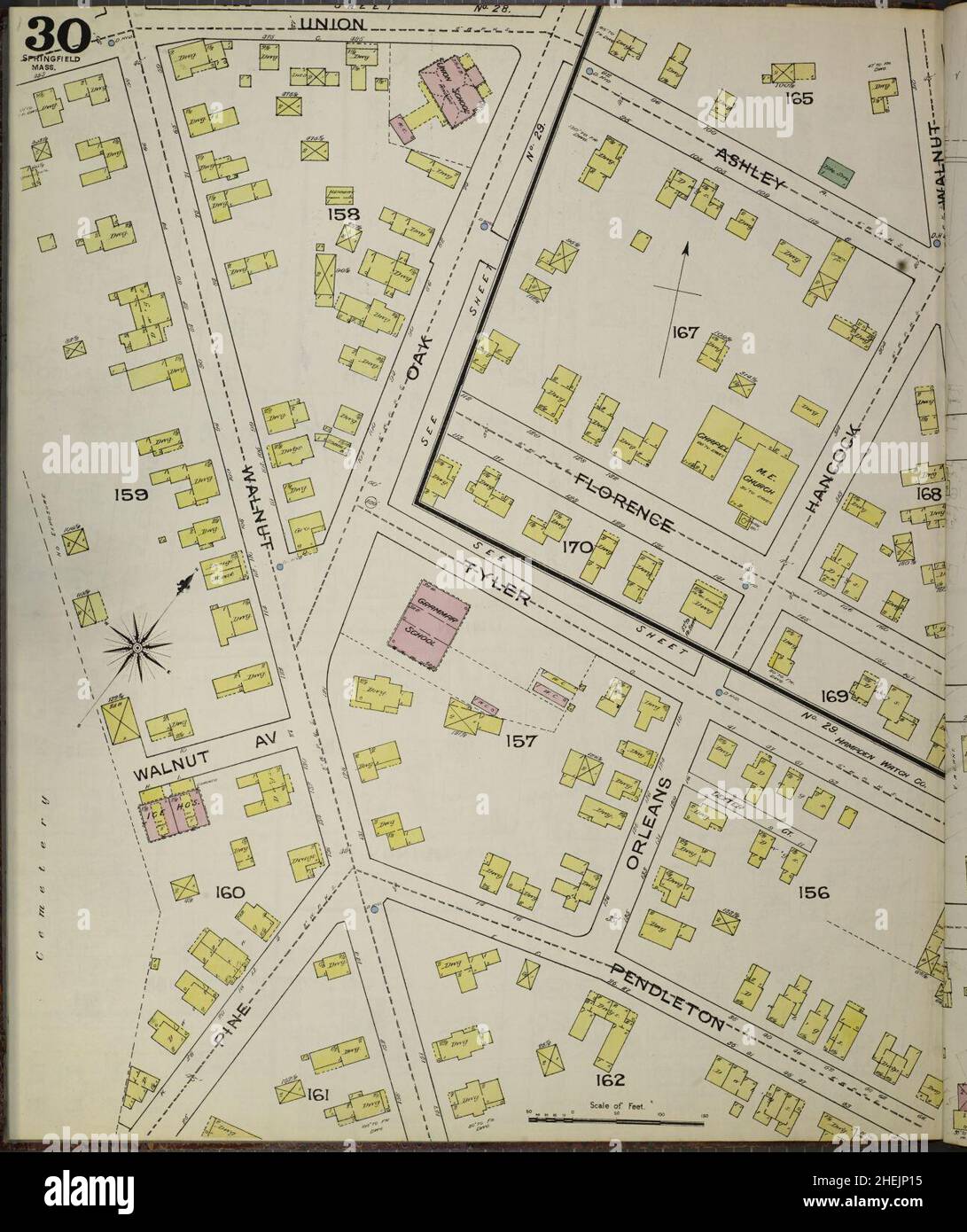 Hampden county map hi-res stock photography and images - Alamy