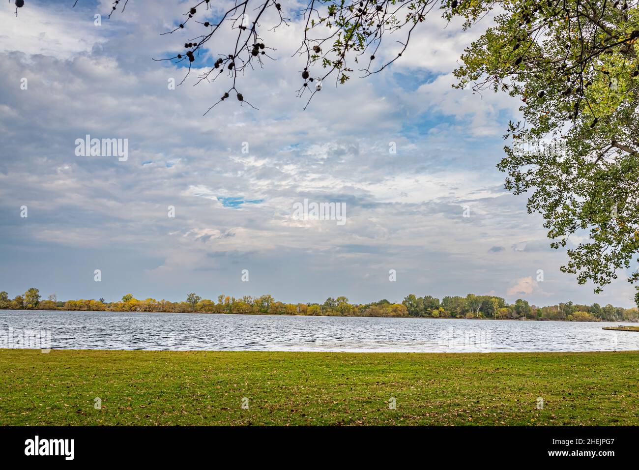 Misery Bay on Presque Isle near Erie, Pennsylvania protected the fleet ...