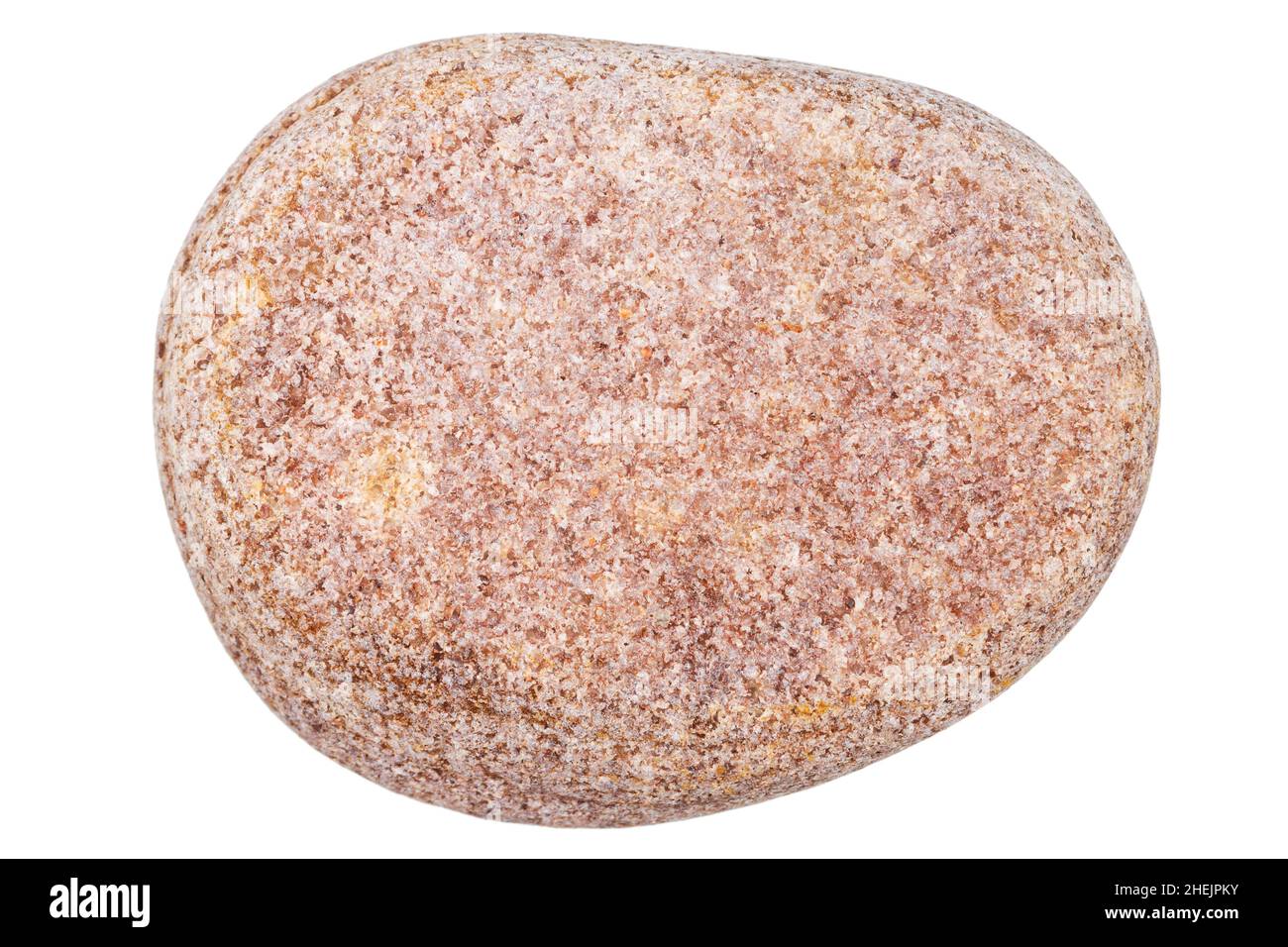 Top view of single red pebble isolated on white background Stock Photo ...