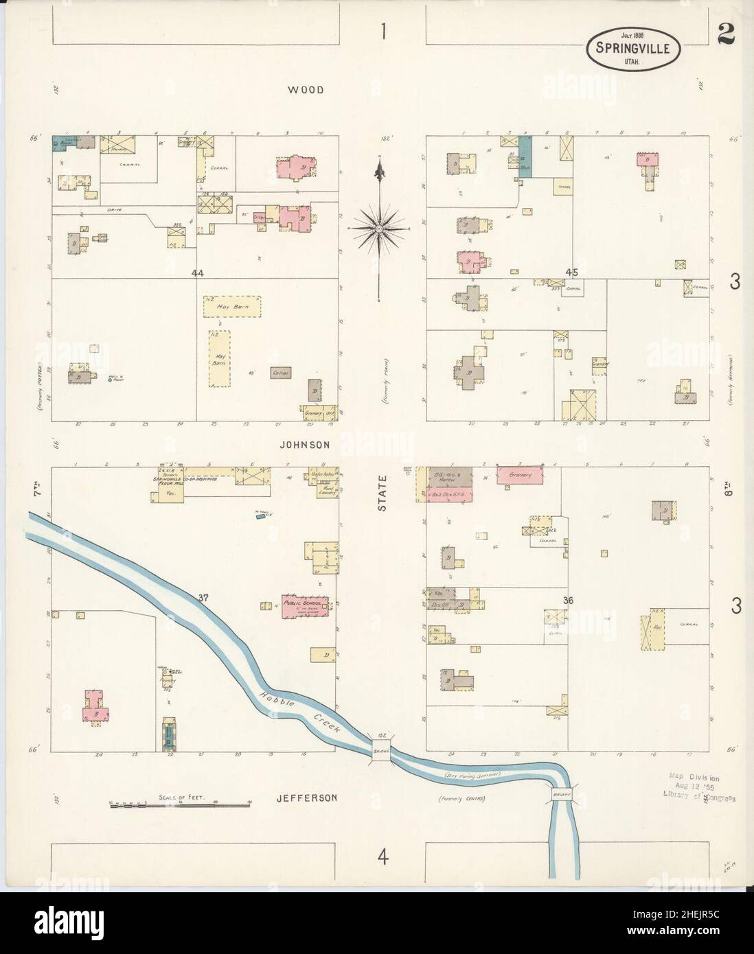 Springville map hi-res stock photography and images - Alamy