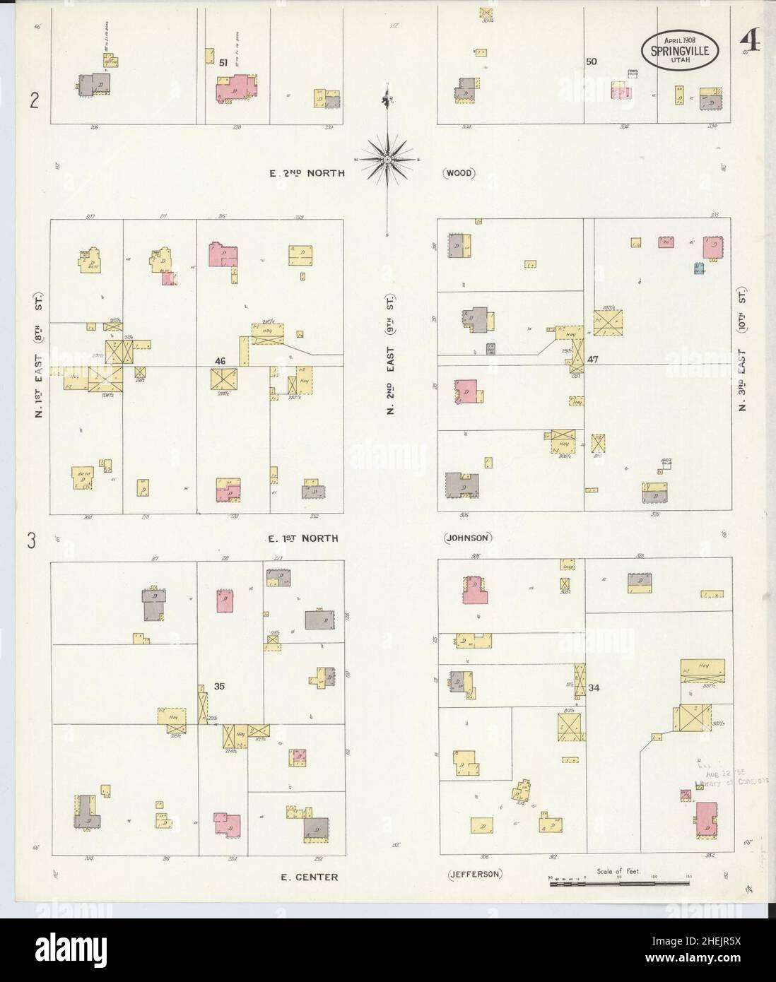 Springville map hi-res stock photography and images - Alamy