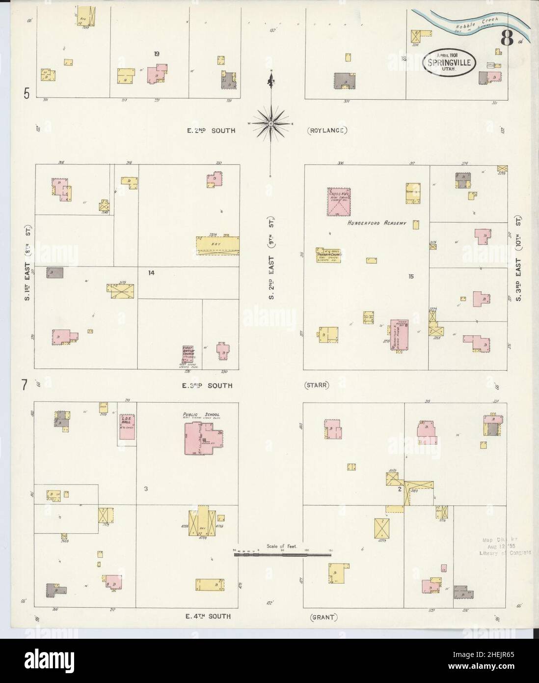 Springville map hi-res stock photography and images - Alamy