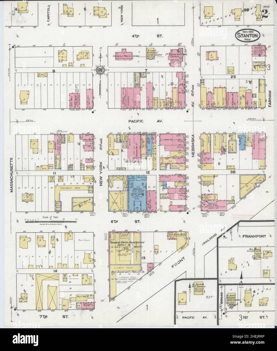 Map of stanton nebraska hi-res stock photography and images - Alamy