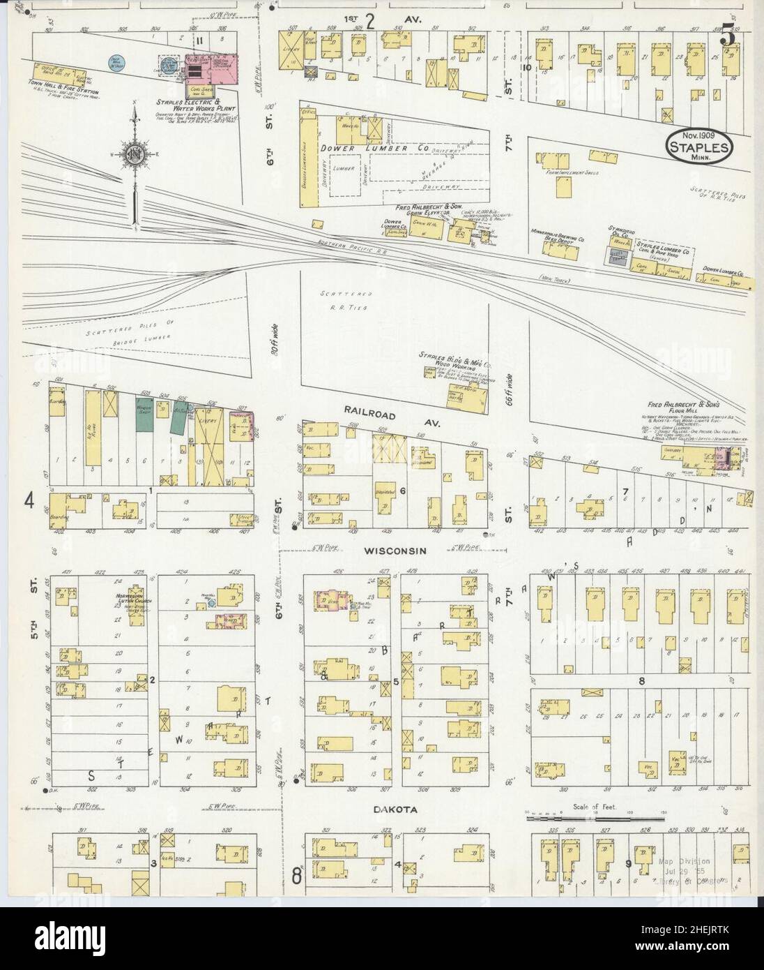 Todd county map hi-res stock photography and images - Alamy